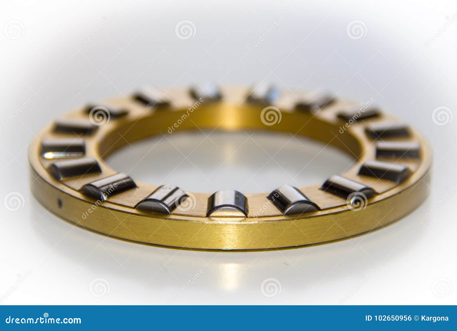 New Thrust Bearing Of Front Suspension Strut Of A Car On A Gray ...