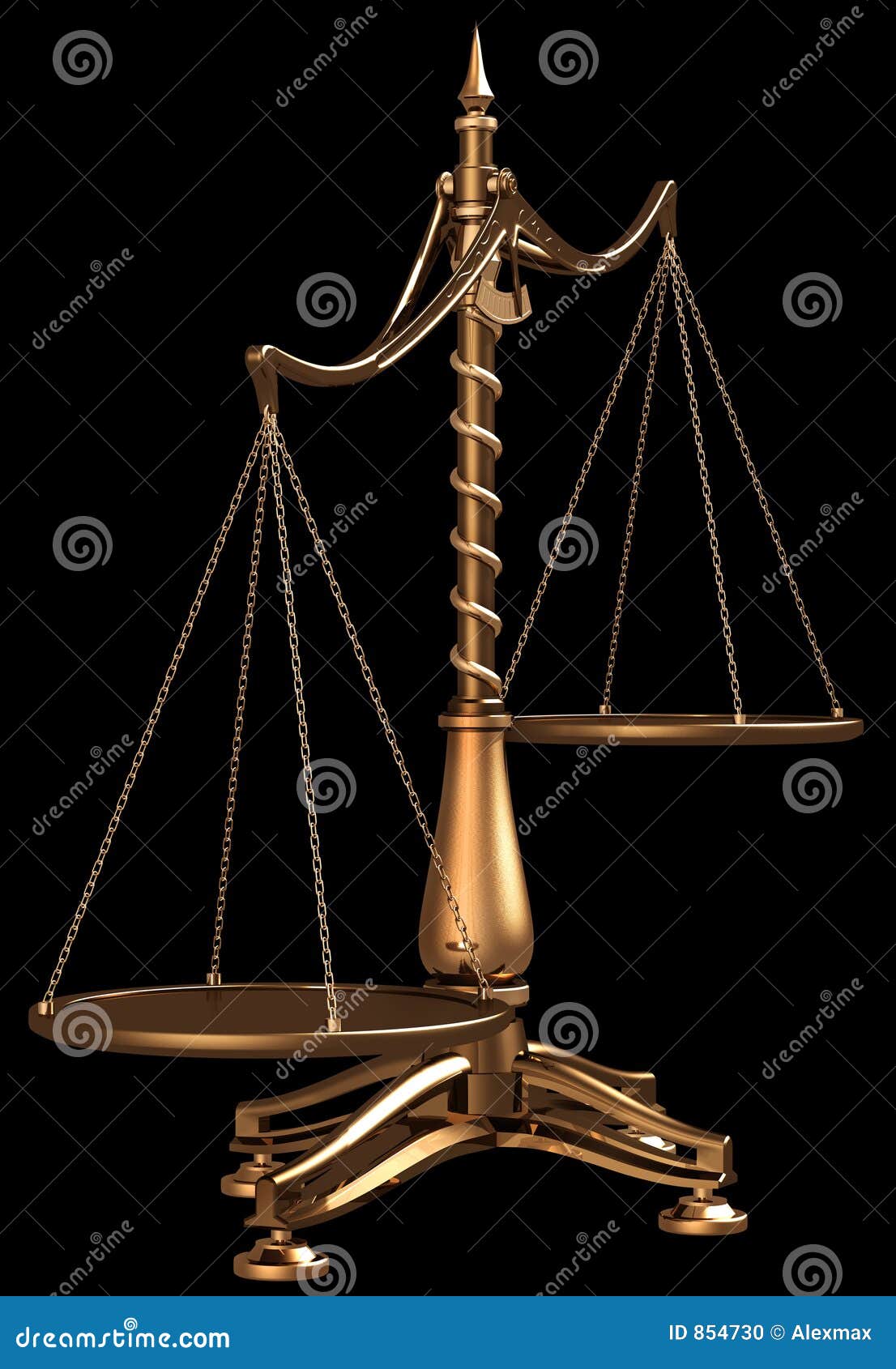 Brass scales isolated stock illustration. Illustration of golden - 854730