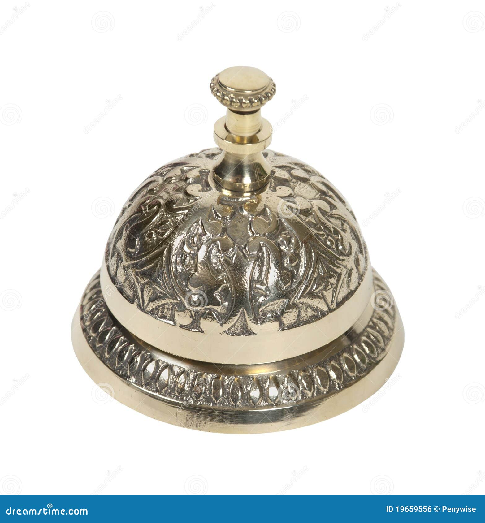Brass Service bell stock photo. Image of bell, service - 19659556