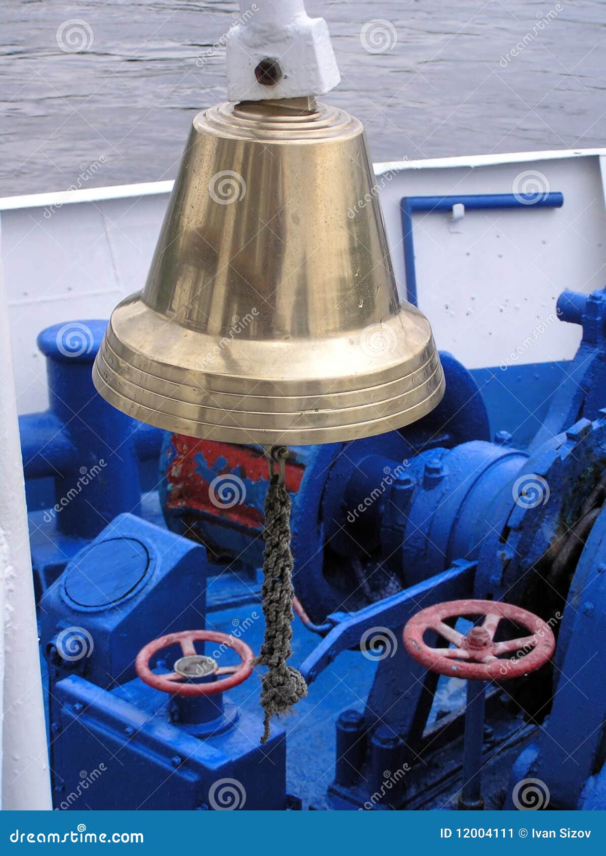 Brass ship bell stock image. Image of instrument, brass - 12004111