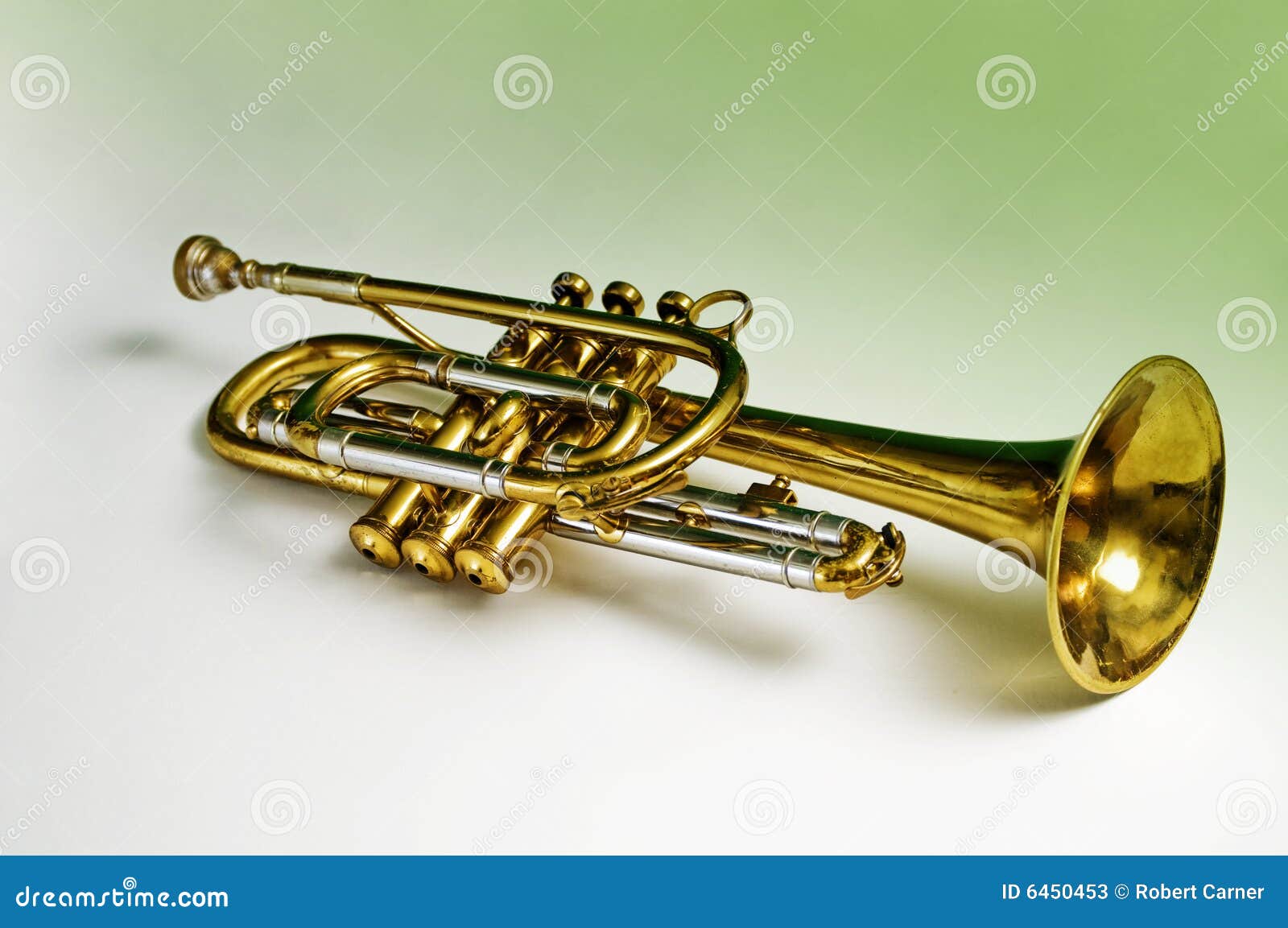 Brass trumpet stock image. Image of musical, musician - 6450453