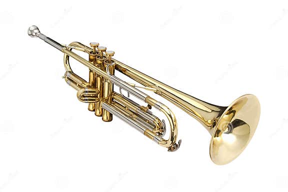 Brass Trumpet stock image. Image of instrument, wind, orchestra - 7338531