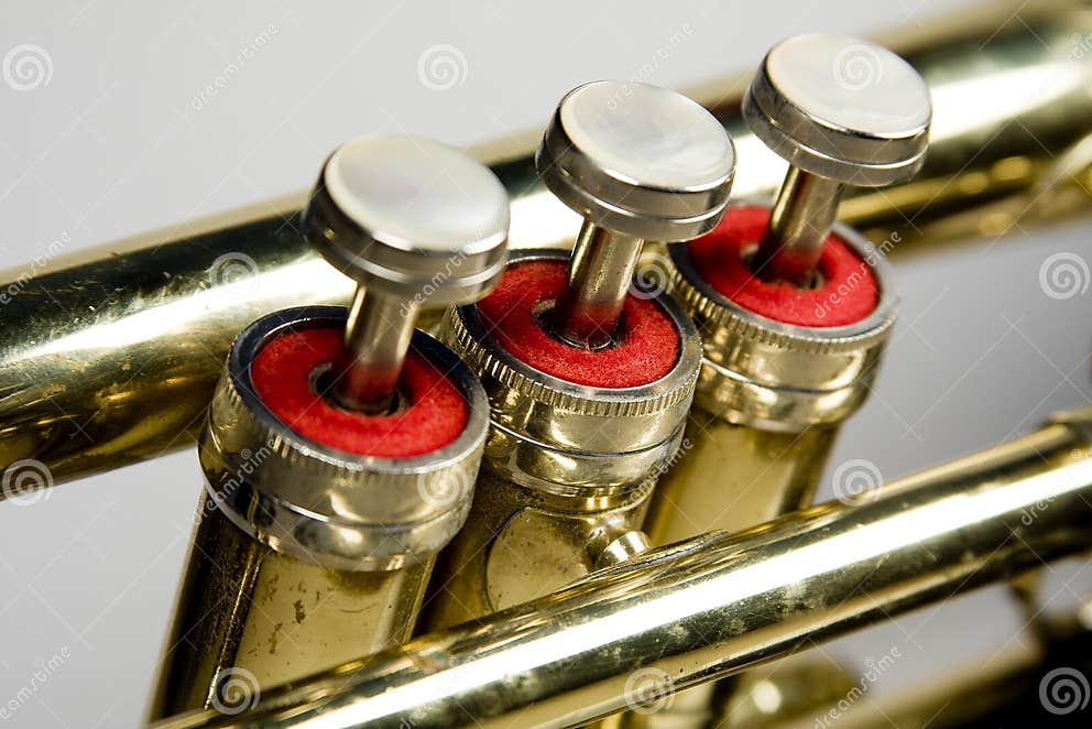 Brass Valves stock image. Image of musical, musician, valve - 5851401