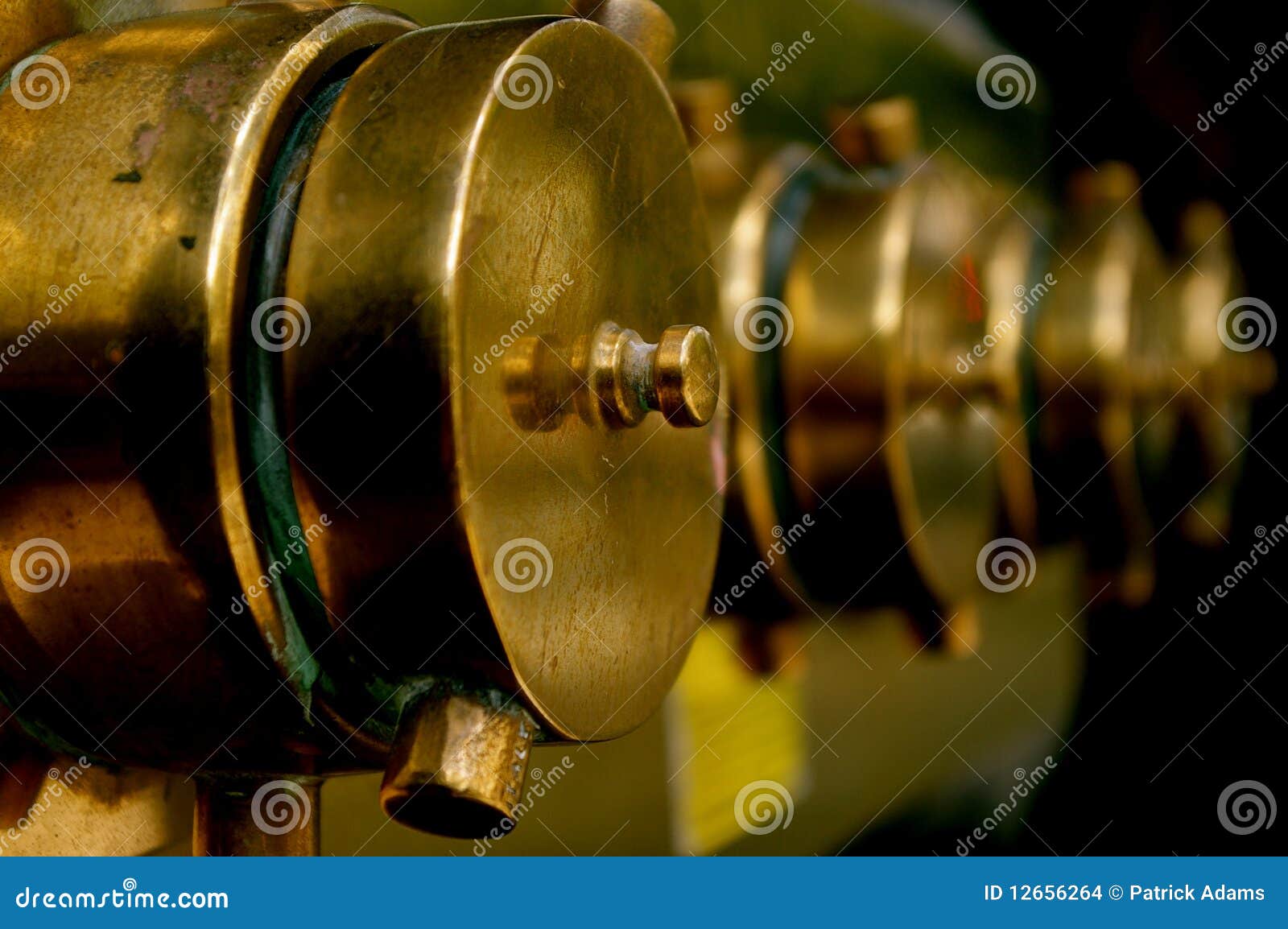 Brass water fittings stock photo. Image of metallic, shiny - 12656264