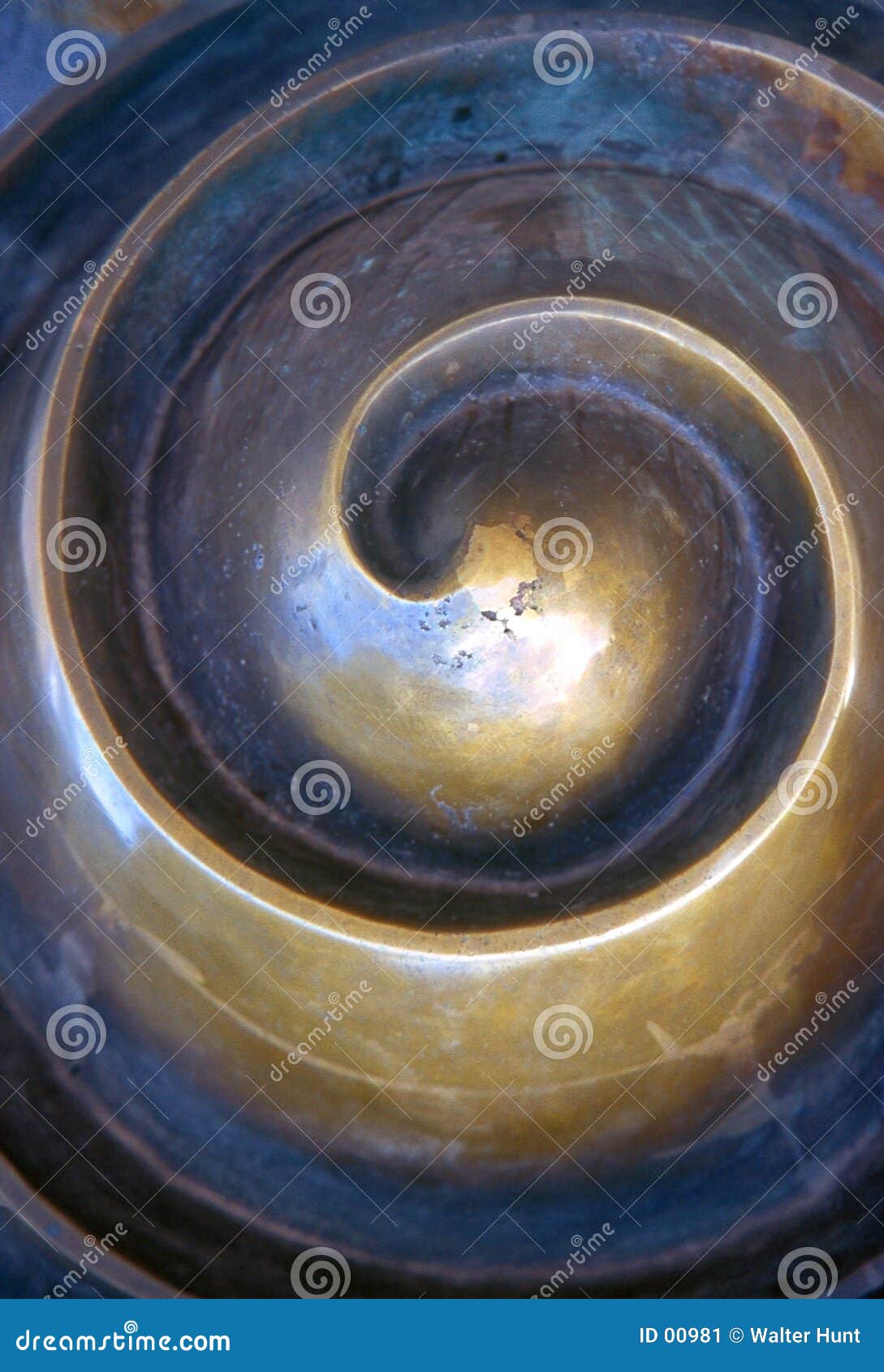 Brassy swirl stock image. Image of shine, texture, metal, swirl - 981