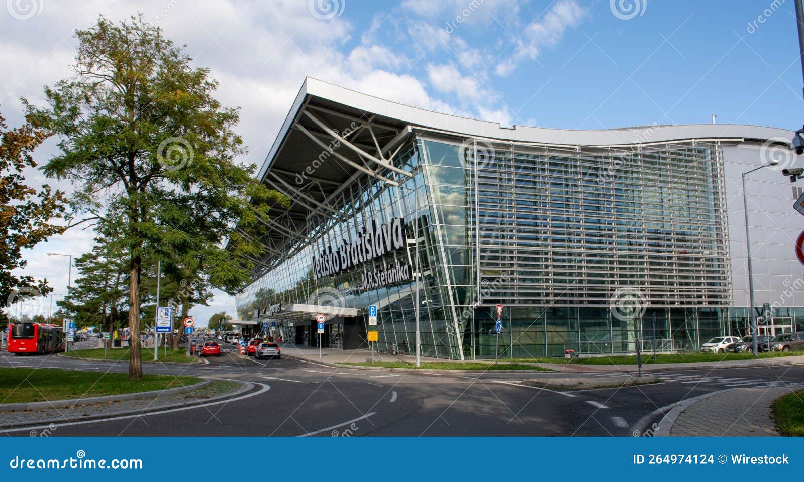 Bratislava Airport Terminal Building Facade Editorial Stock Image ...