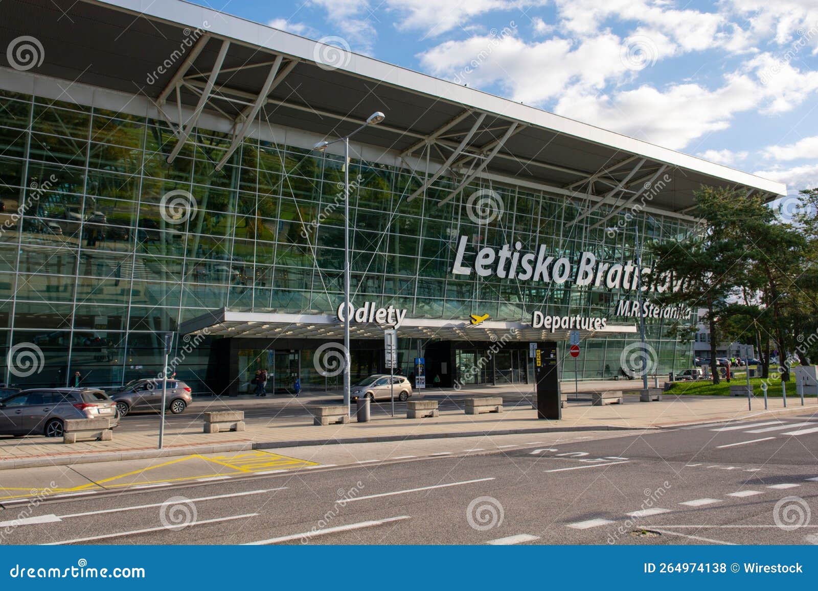 Bratislava Airport Terminal Building Facade Editorial Stock Photo ...