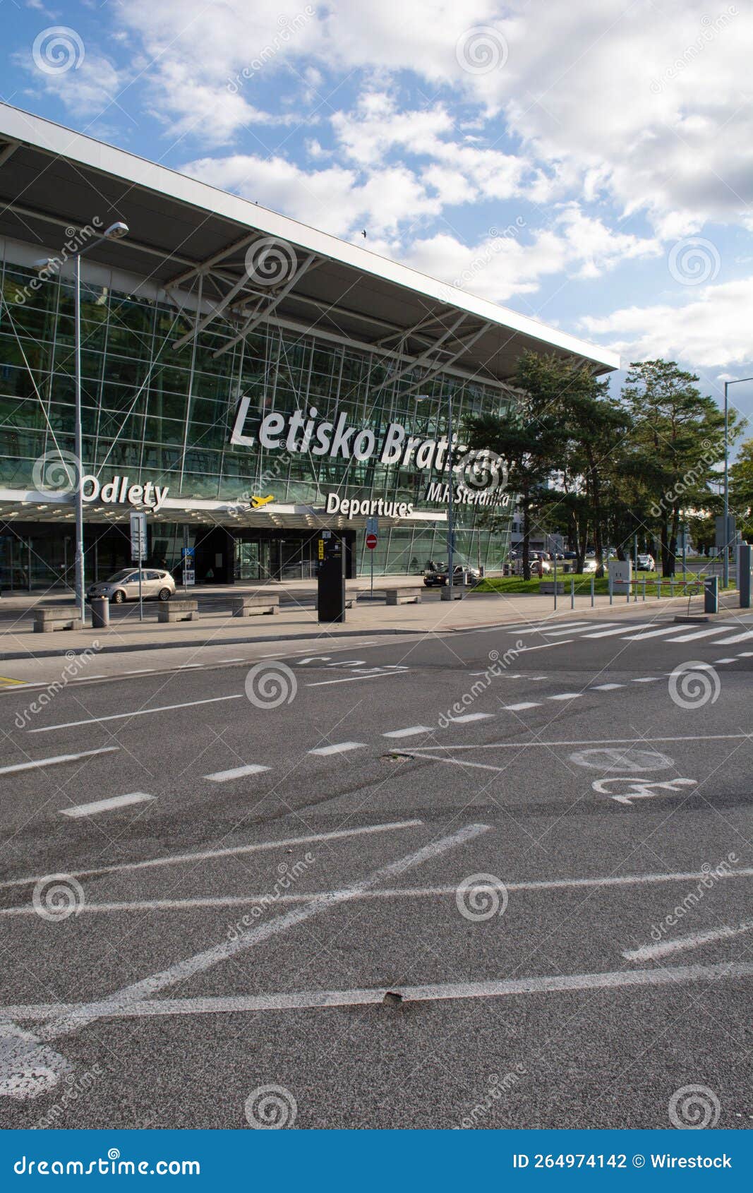 Bratislava Airport Terminal Building Facade Editorial Photography ...