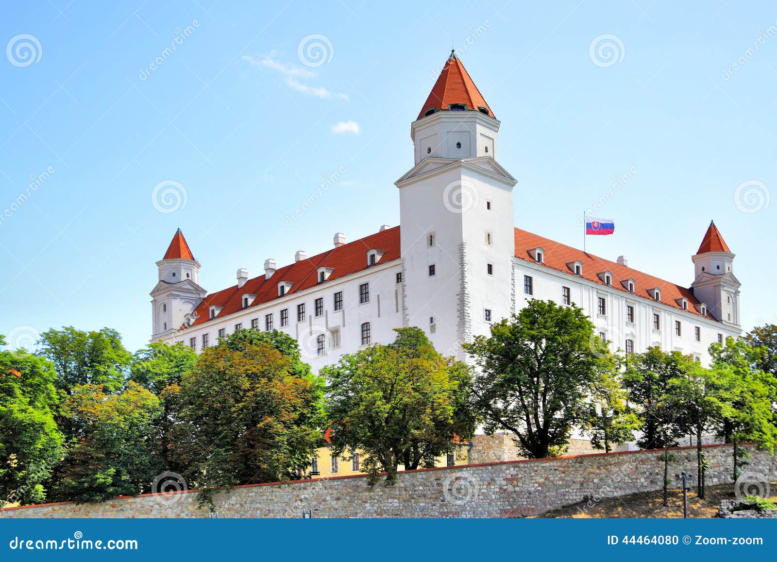 Bratislava Castle stock photo. Image of history, czechoslovakia - 44464080