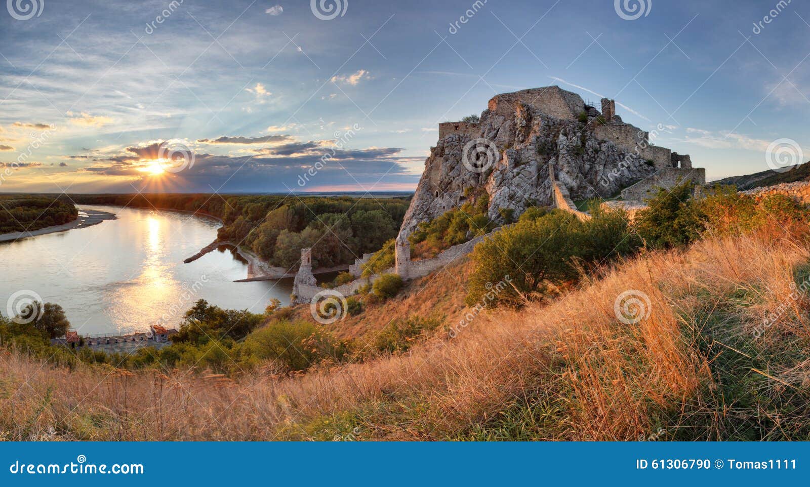 Bratislava, Devin Castle, Slovakia Stock Photo - Image of danube ...