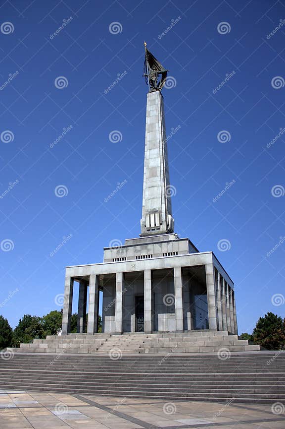 Bratislava - Slavin Monument Stock Image - Image of liberation, army ...