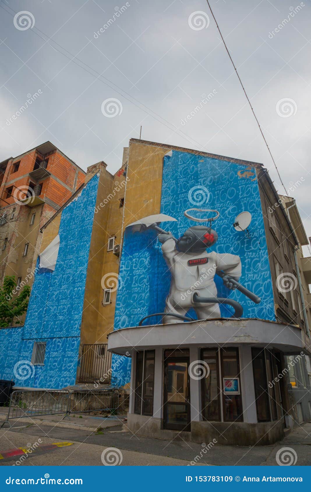 Bratislava, Slovakia. Graffiti Editorial Stock Image - Image of ...