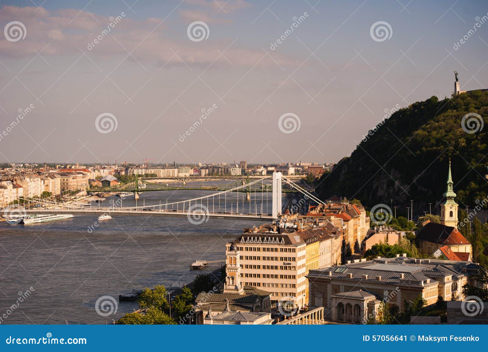 Bratislava, Slovakia - Panoramic View on City Over the River Editorial ...