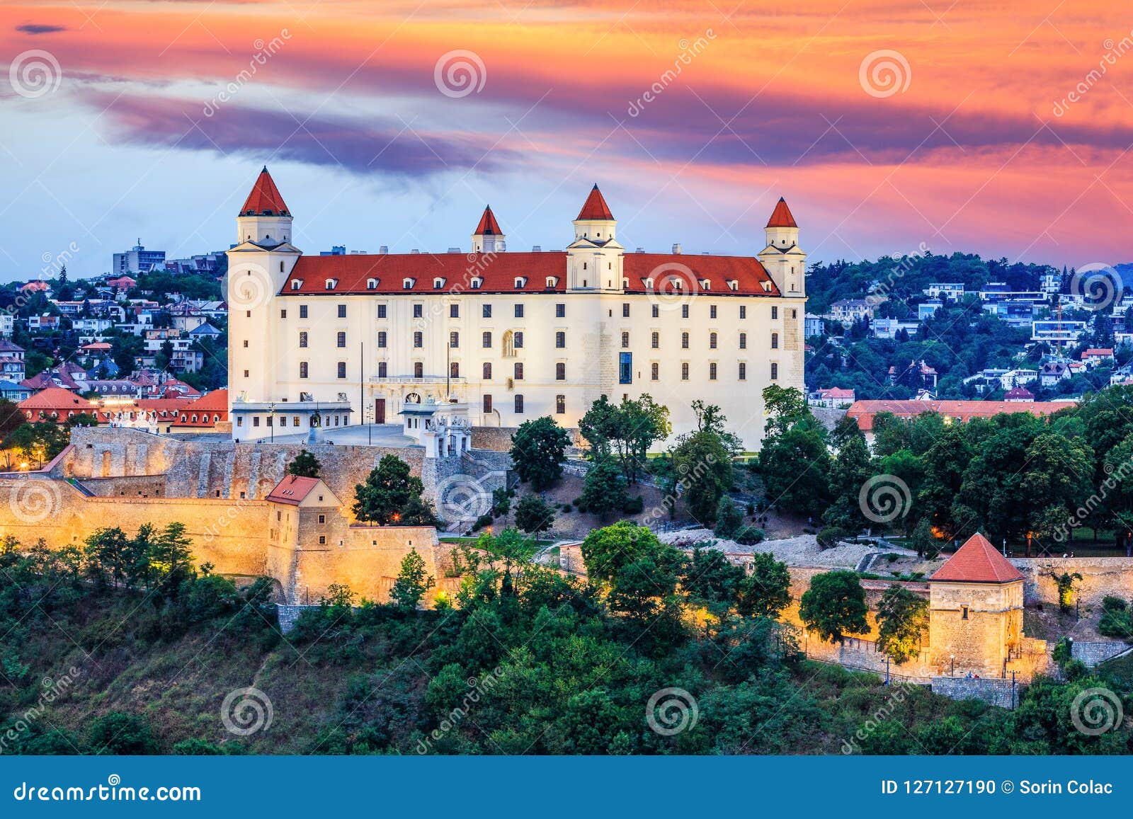 Bratislava, Slovakia: City Street Daily View Of The Historical ...