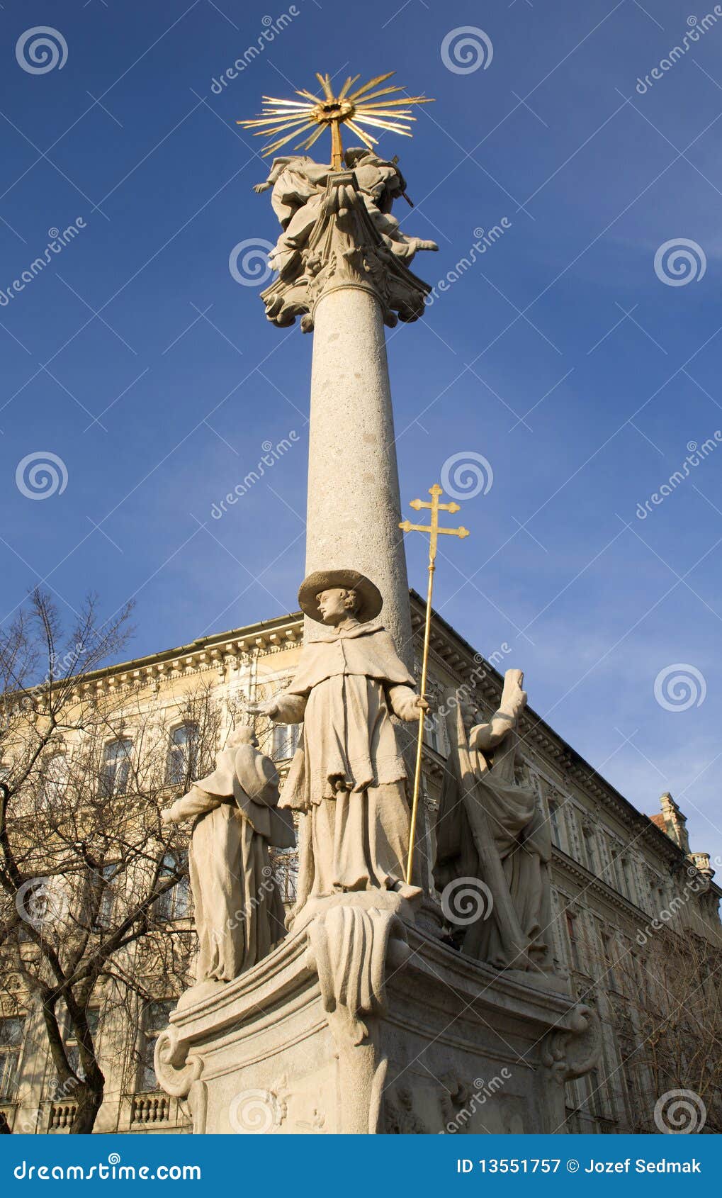 Bratislava - Trinity Column Stock Image - Image of christendom ...