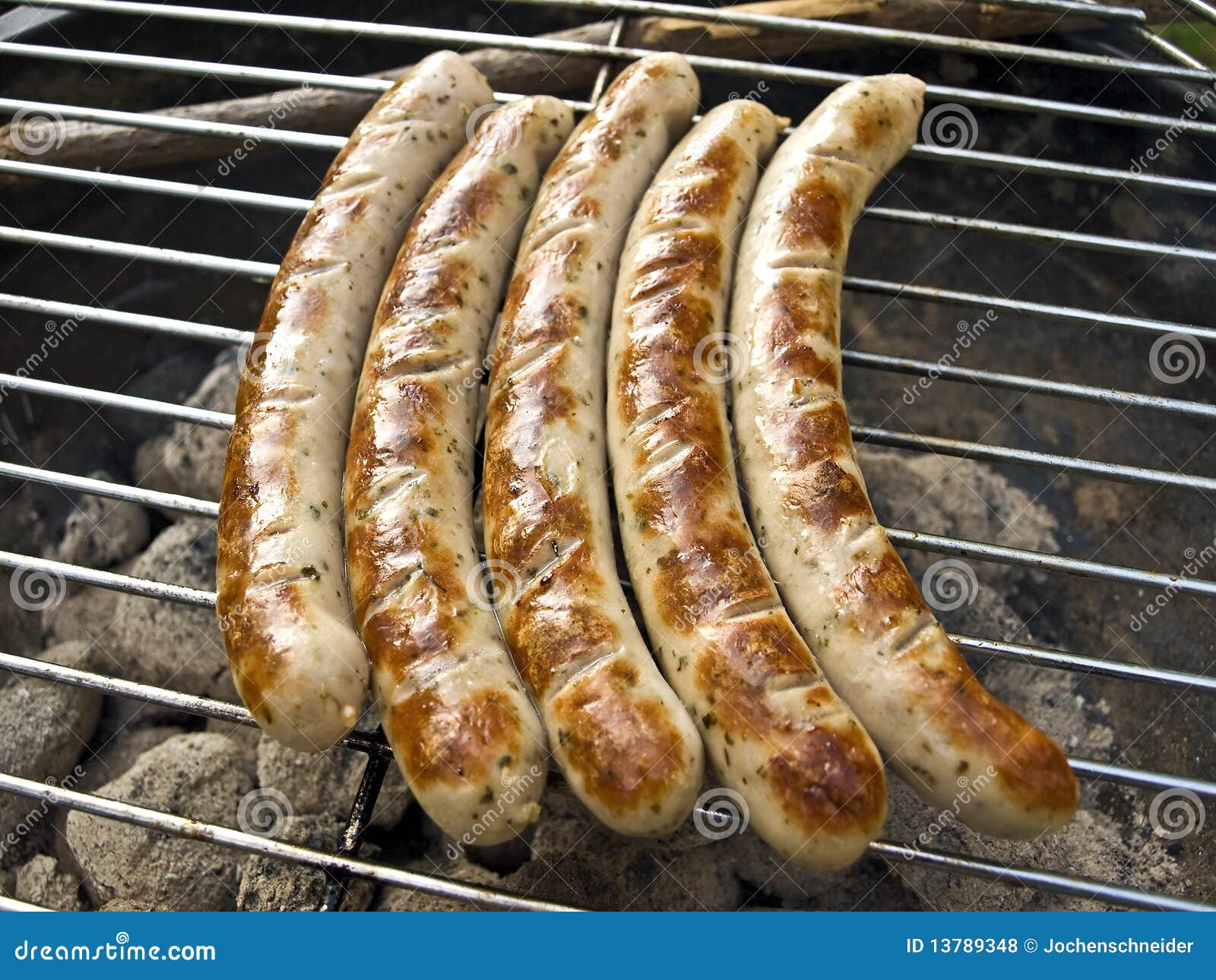 Bratwurst stock photo. Image of brown, delicious, food - 13789348