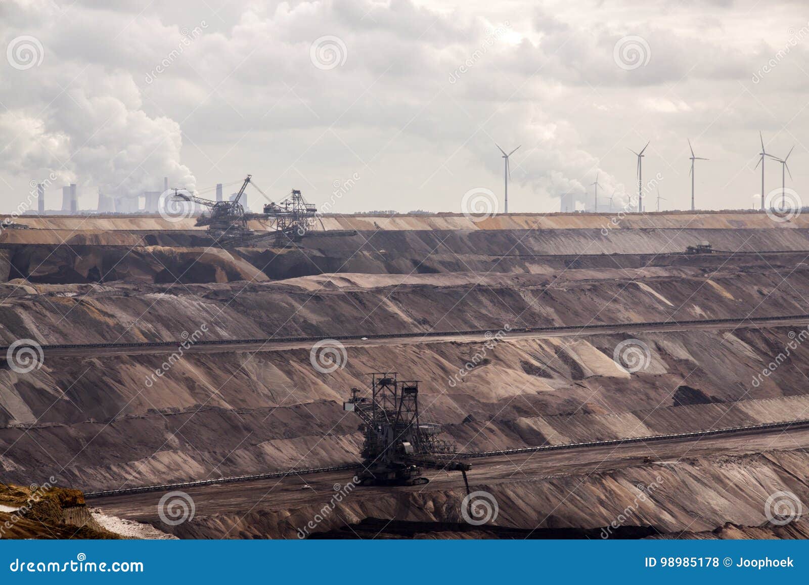 Braunkohleabbau in Deutschland Redaktionelles Stockfoto - Bild von ...