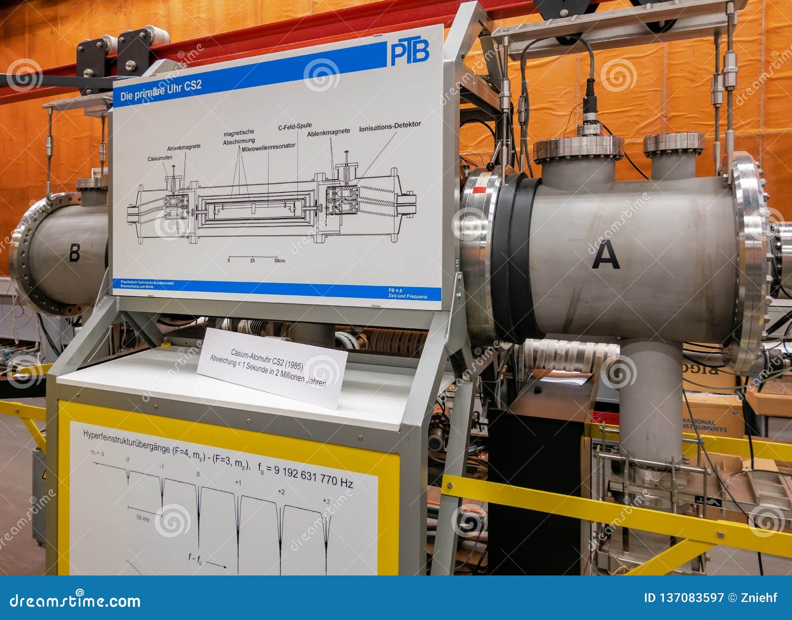 Atomic Clock Cs 2 Based On Caesium In The Ptb Laboratory Accuracy 1