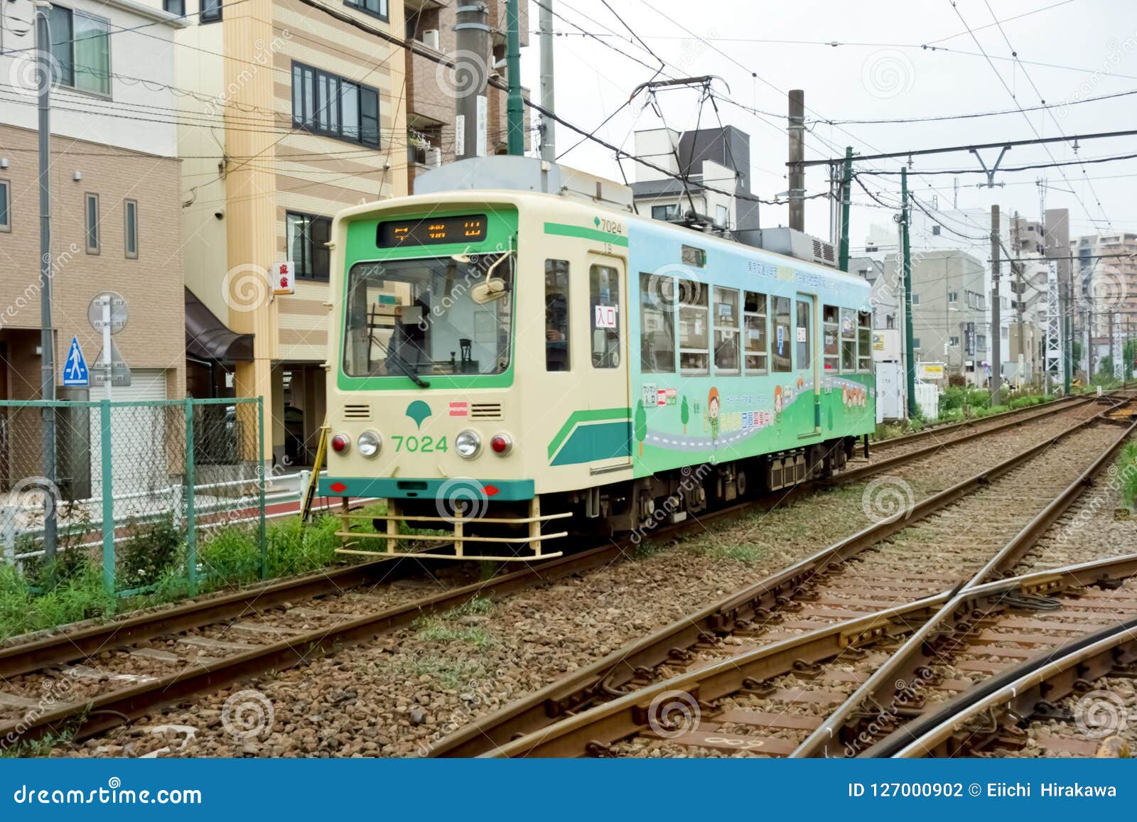 A Tram that Runs in the Streets Editorial Photography - Image of ...