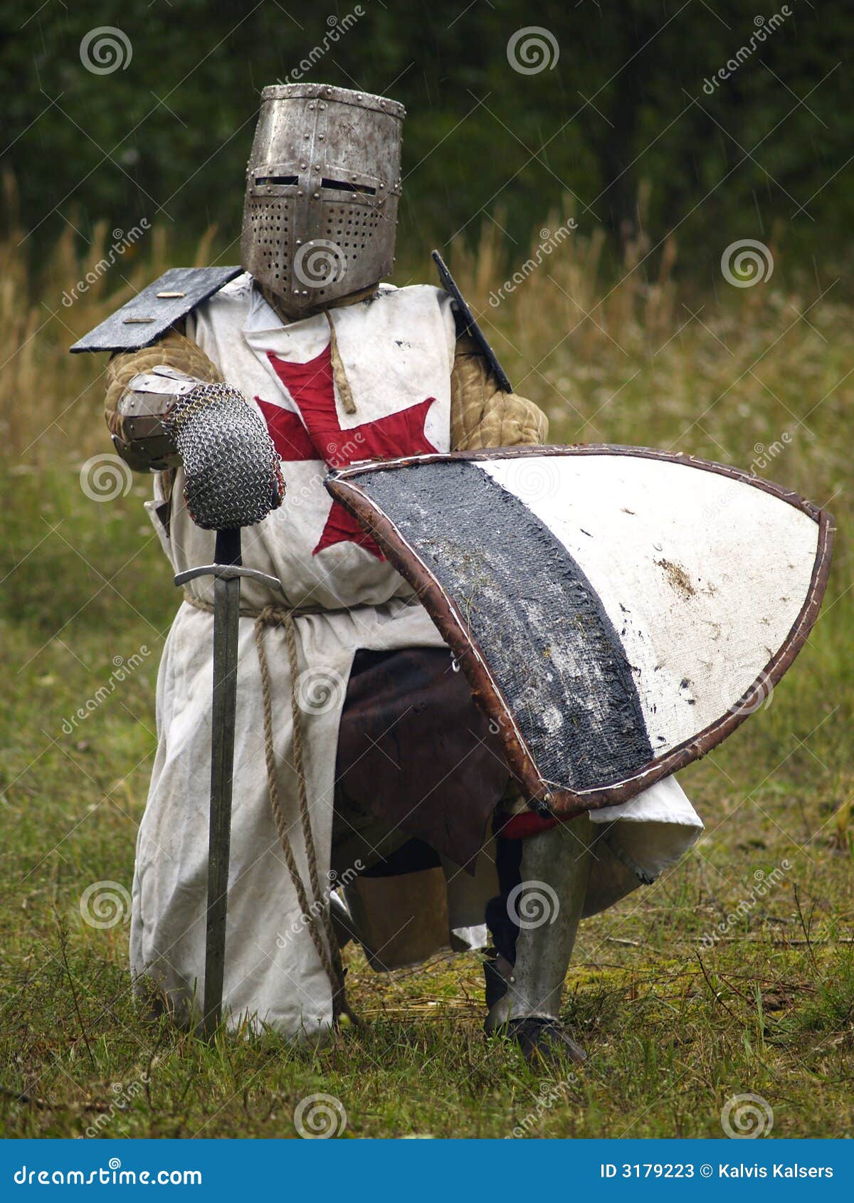 Brave Crusader stock image. Image of crusade, ancient - 3179223