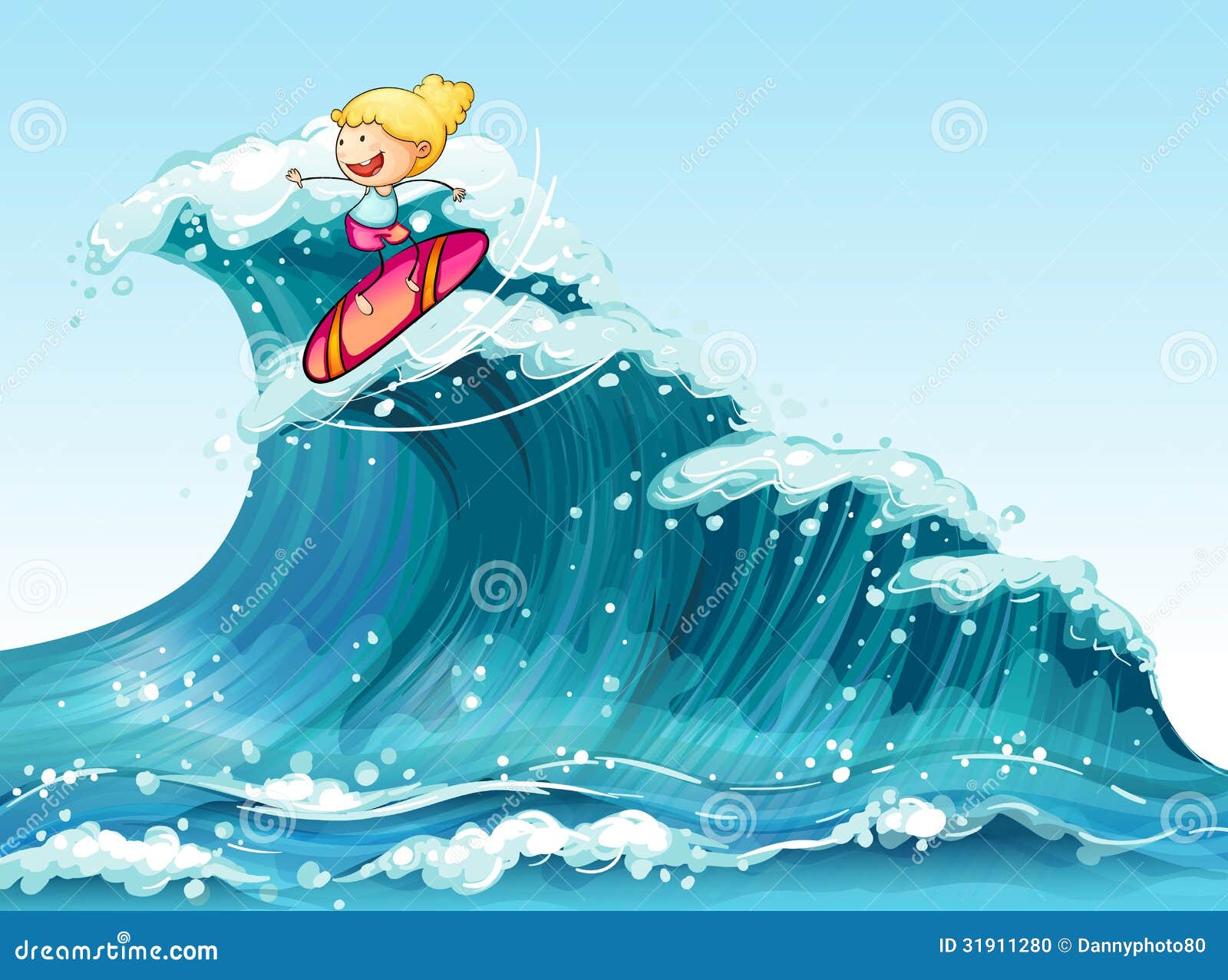 Brave Female Warrior Or Medieval Knight. Woman Holding Sword And ...