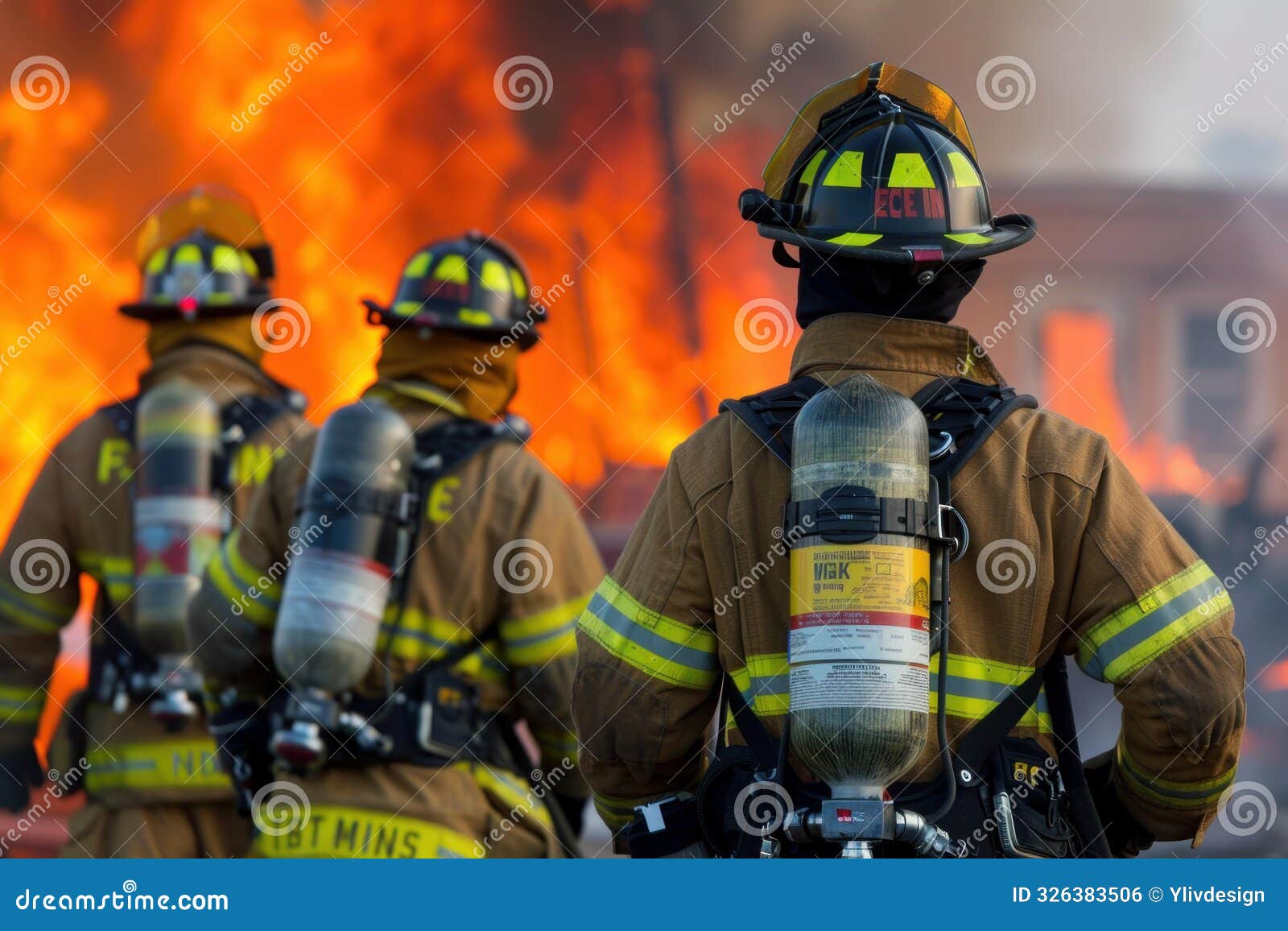 Brave Firefighters Ready for Action Stock Photo - Image of fire, people ...