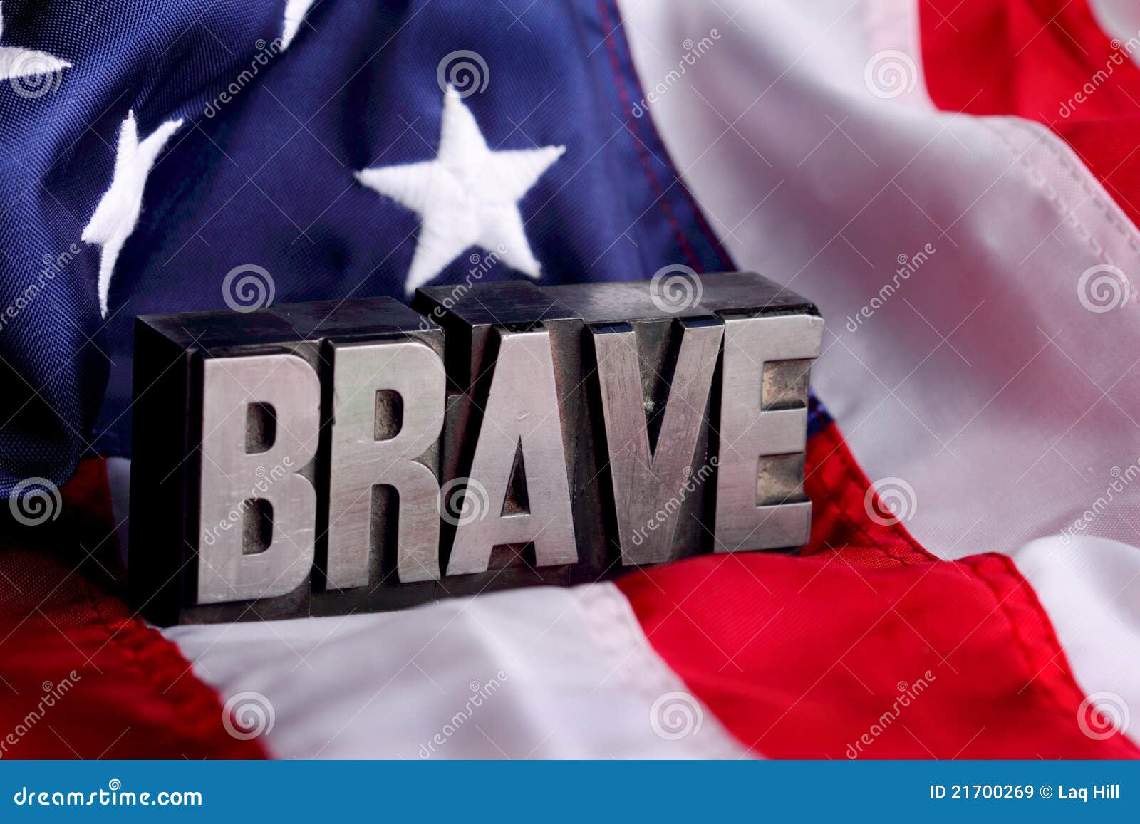 Brave on Flag stock image. Image of blocks, stripe, stars - 21700269