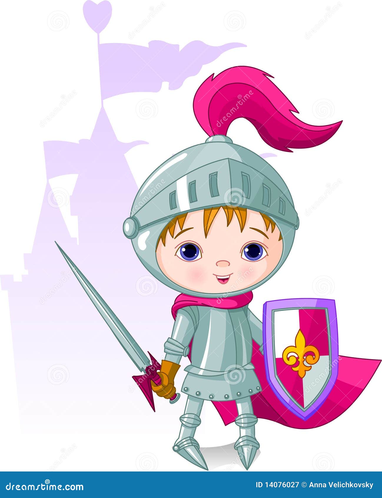 The Brave Knight stock vector. Illustration of armor - 14076027