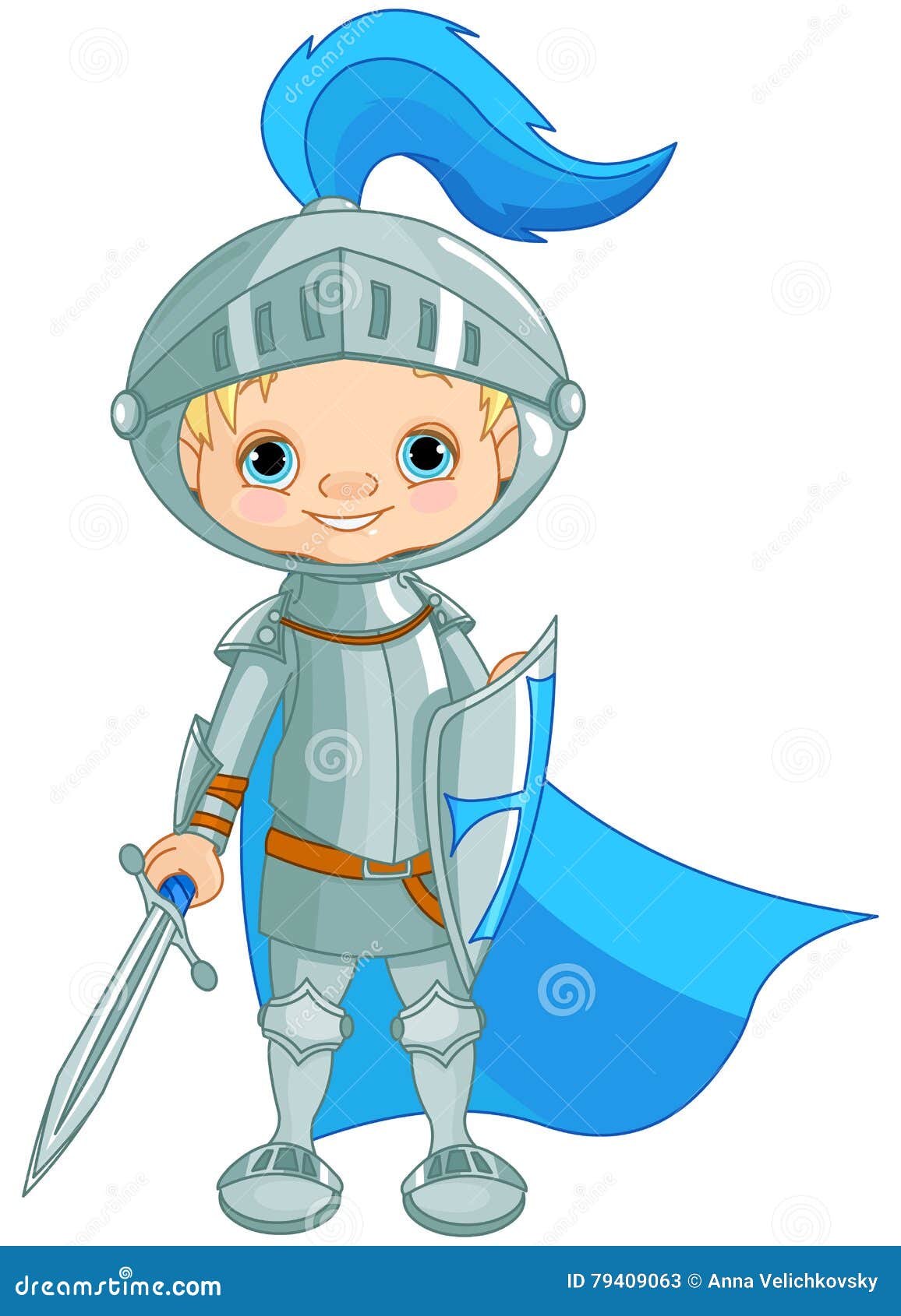 Brave Knight stock vector. Illustration of mythology - 79409063