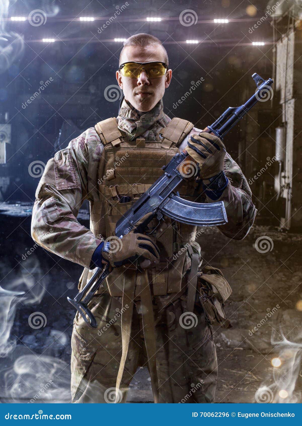 Brave Special Forces Soldier is Posing on Camera Stock Photo - Image of ...