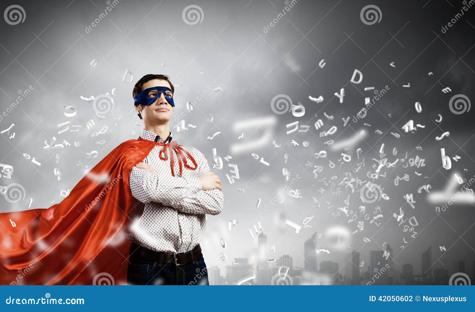 Brave superhero stock photo. Image of concept, costume - 42050602