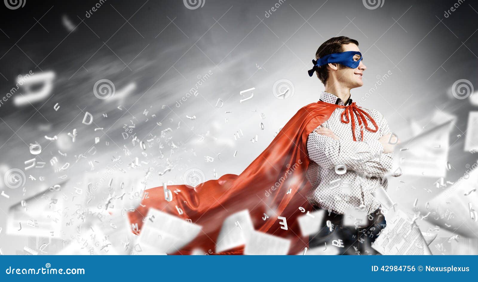 Brave superhero stock photo. Image of help, confidence - 42984756