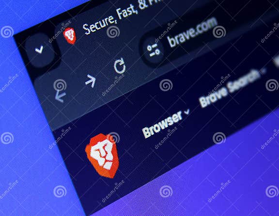 Brave web browser logo editorial photography. Illustration of brands ...