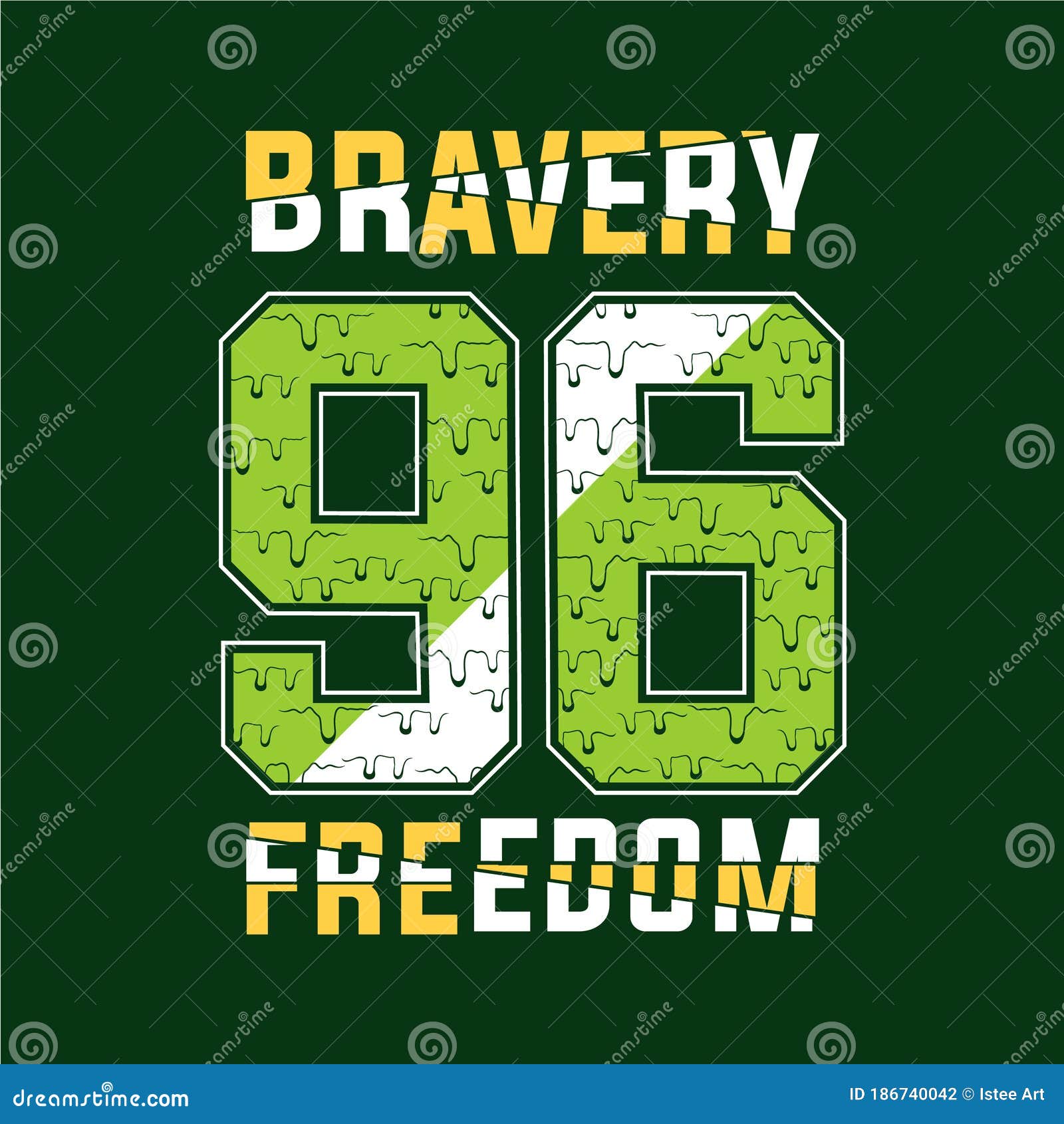 Bravery Freedom Slogan Typography Graphic T Shirt Vector Illustration ... Bravery Freedom Slogan Typography Graphic T Shirt Vector Illustration ...