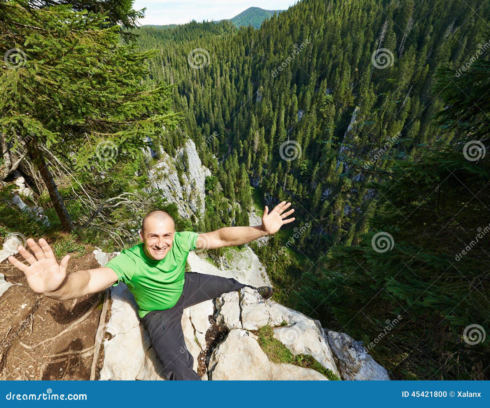 Bravery stock photo. Image of mountaineer, climber, hard - 45421800