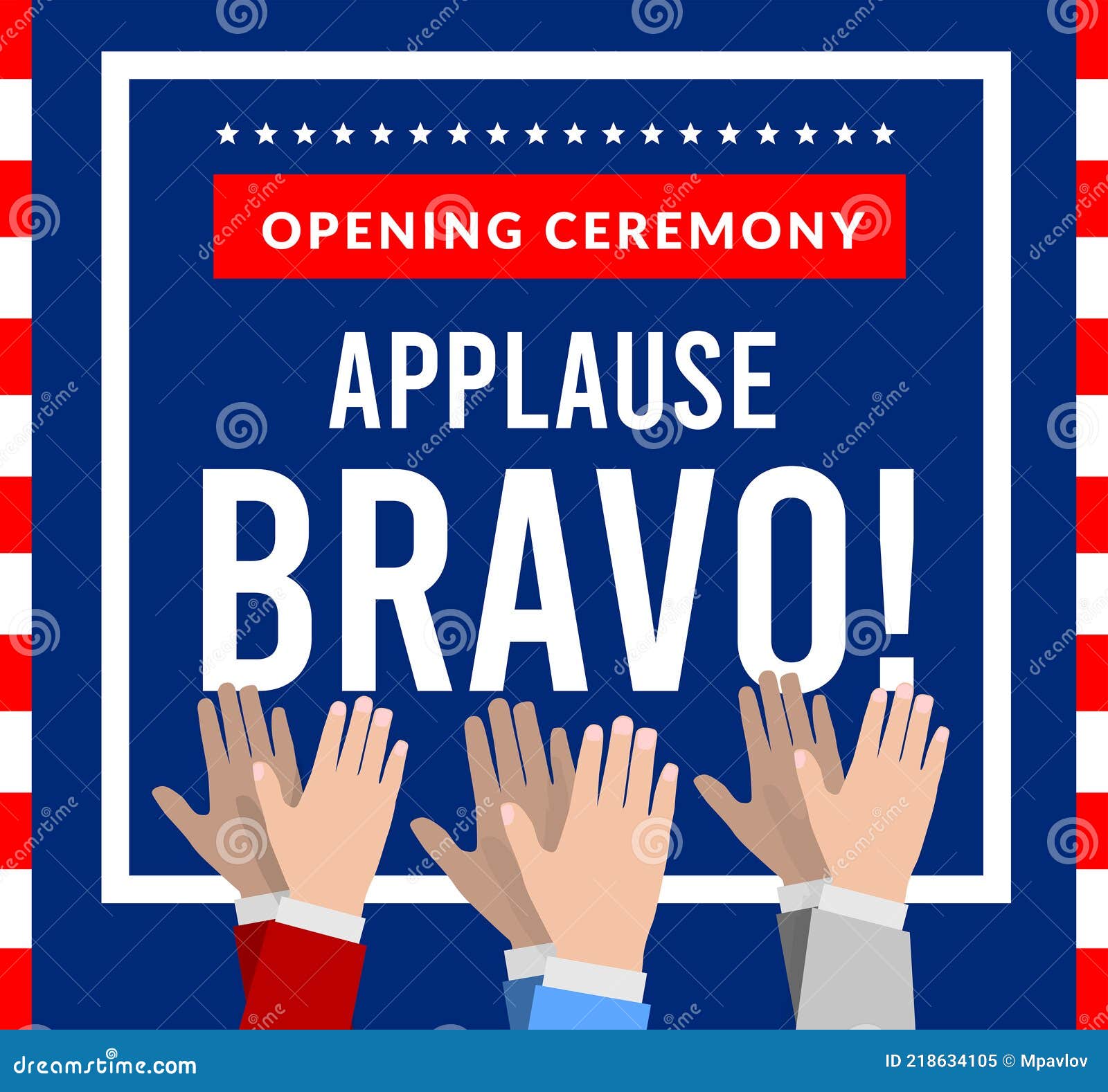 Bravo Background With Colorful Confetti. Cartoon Vector | CartoonDealer ...