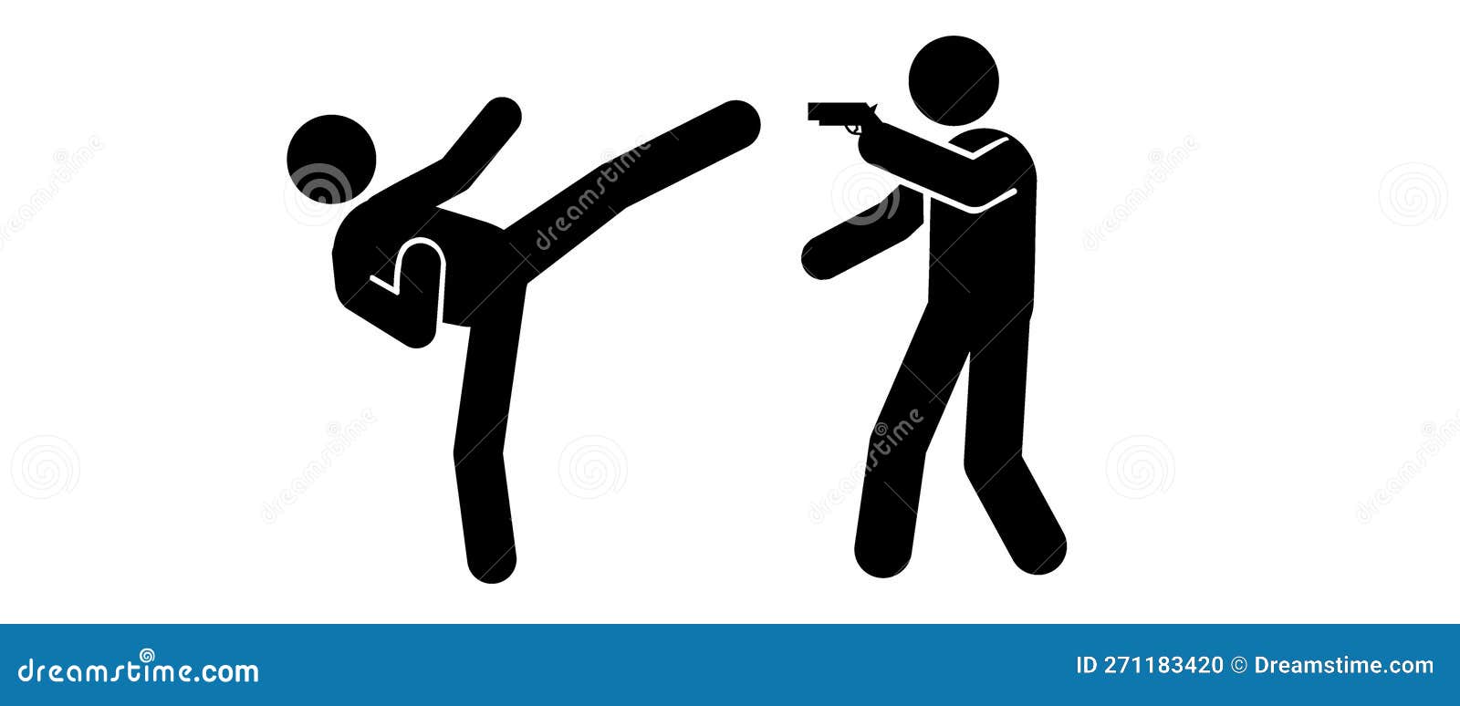 Brawl and fight 3 stock vector. Illustration of fighting - 271183420