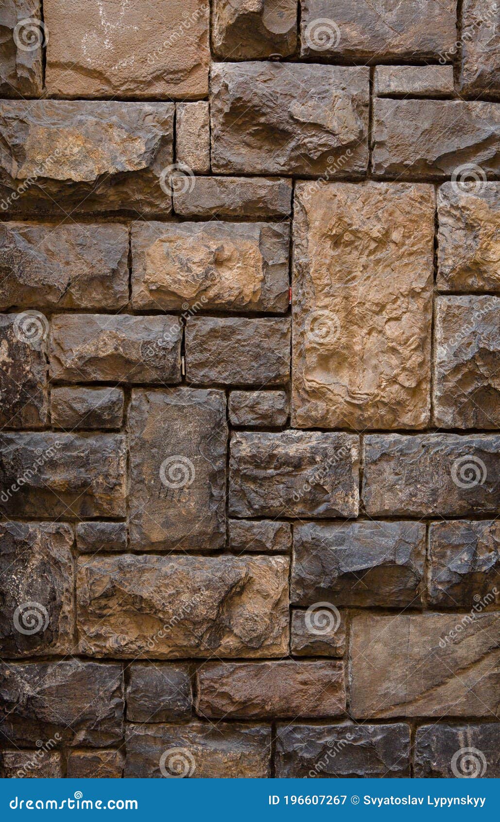 Brawn Brick Masonry on Old Wall. Abstract Texture or Background Stock ...
