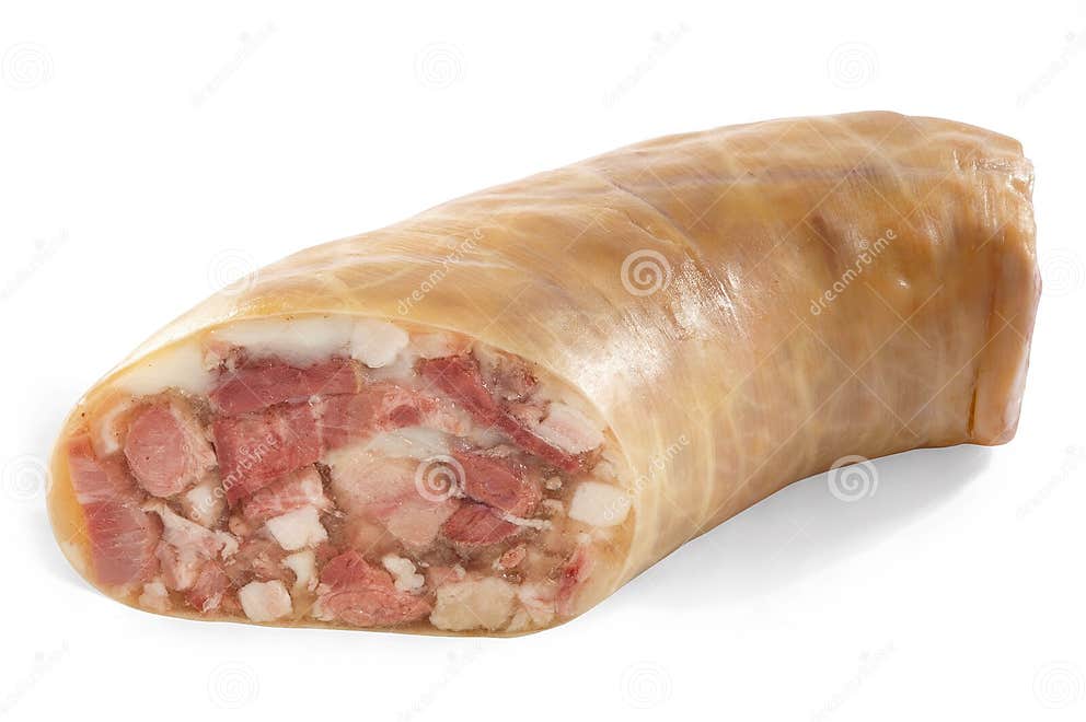 Brawn with chunks of meat stock image. Image of chunks - 47514321