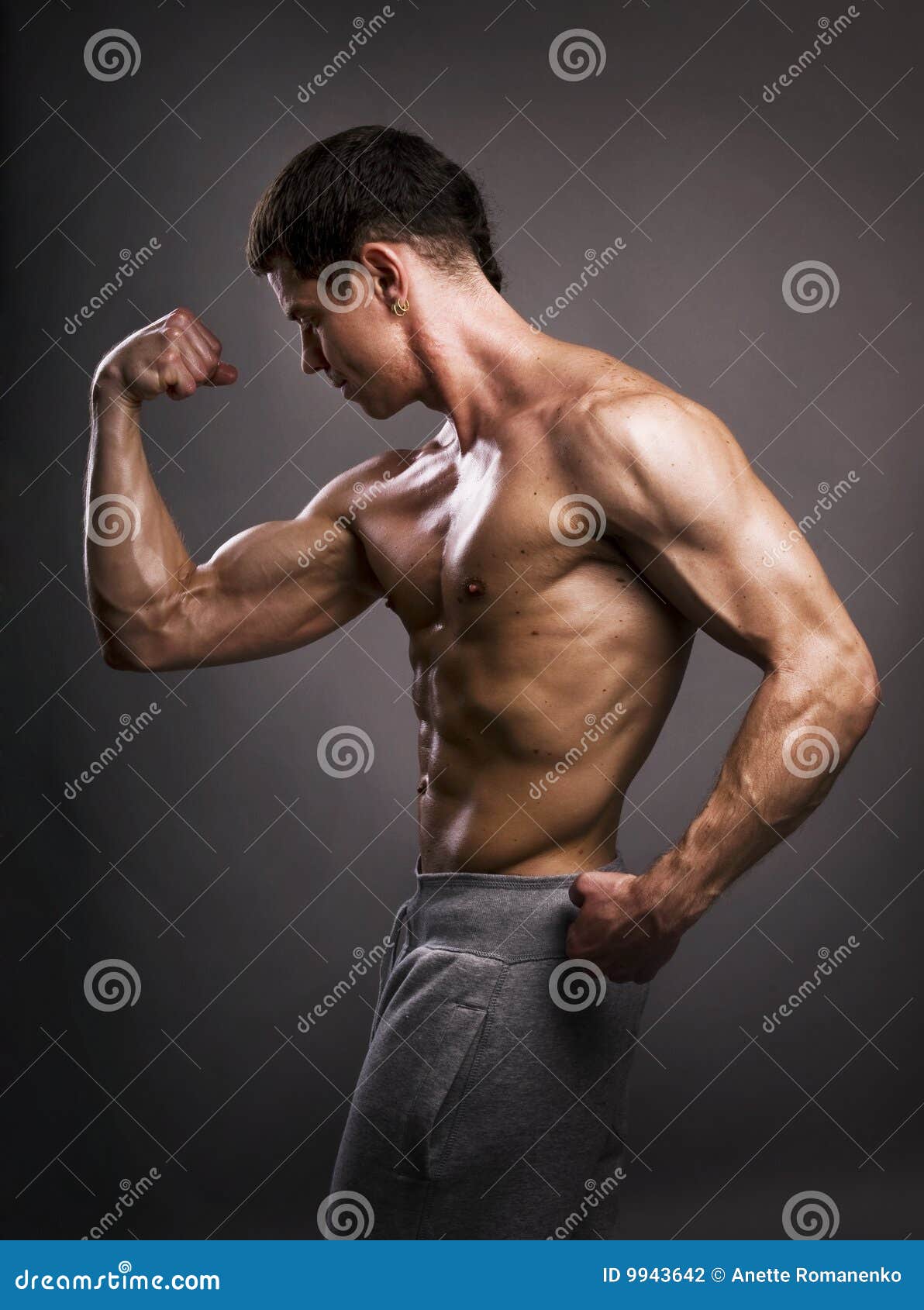 Brawny man. stock photo. Image of care, fitness, champion - 9943642