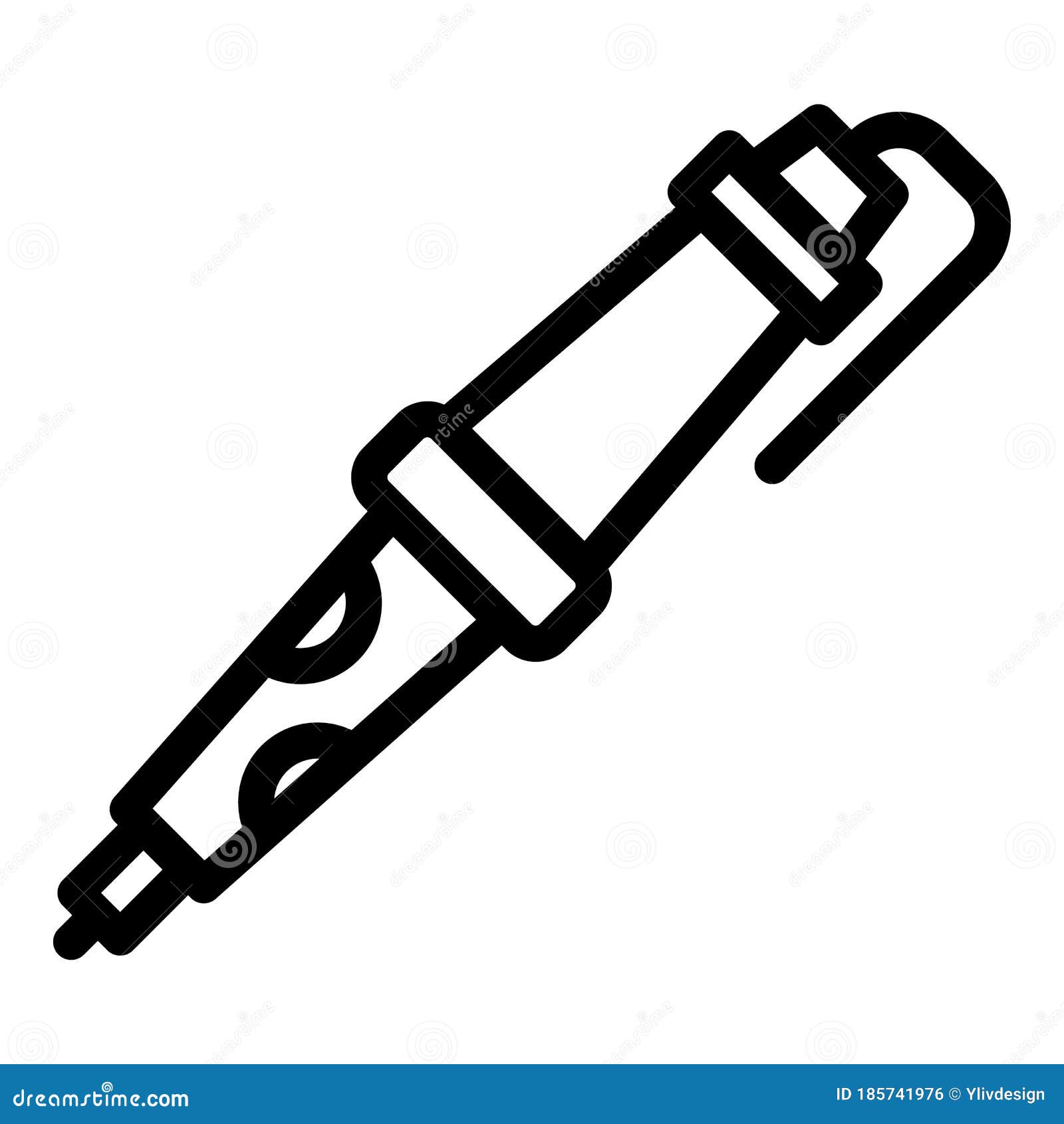 Braze Soldering Icon, Outline Style Stock Vector - Illustration of ...