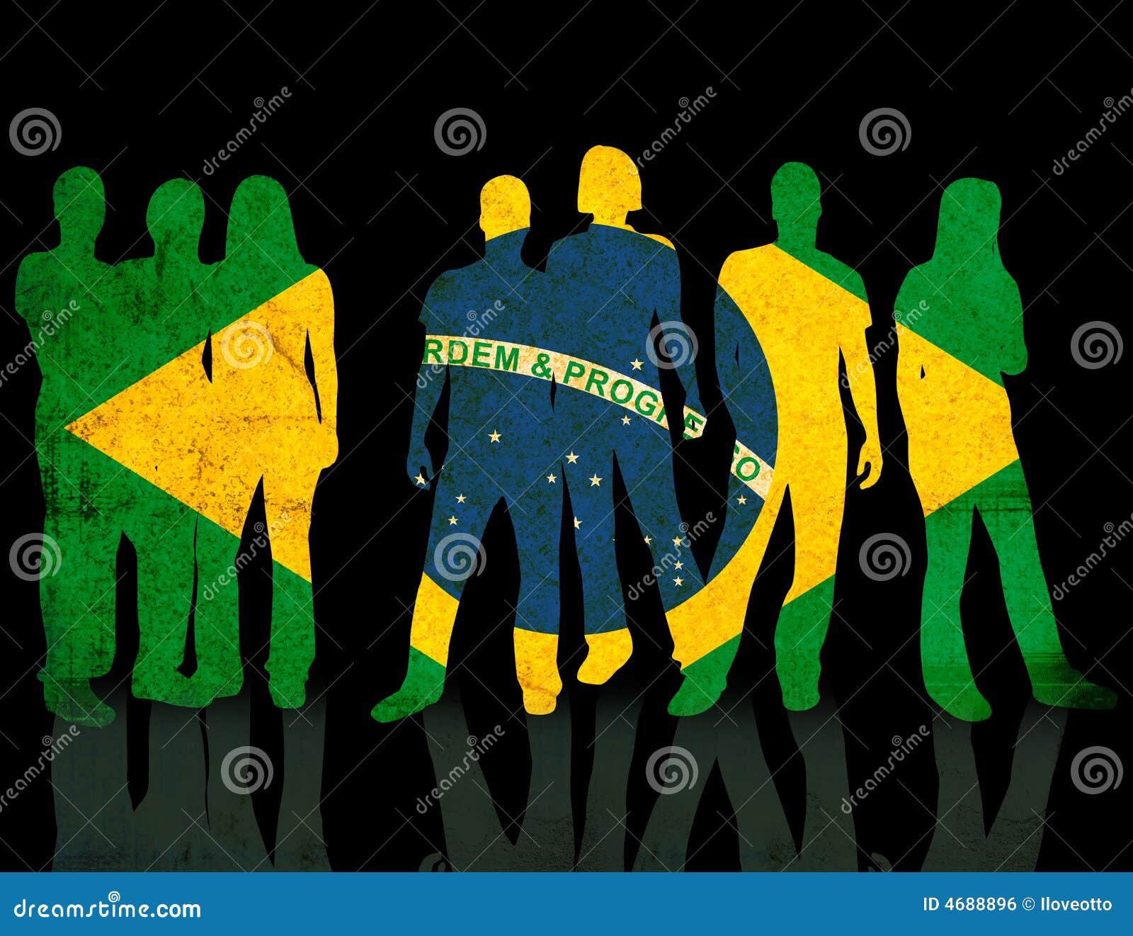 Brazil stock illustration. Illustration of backgrounds - 4688896