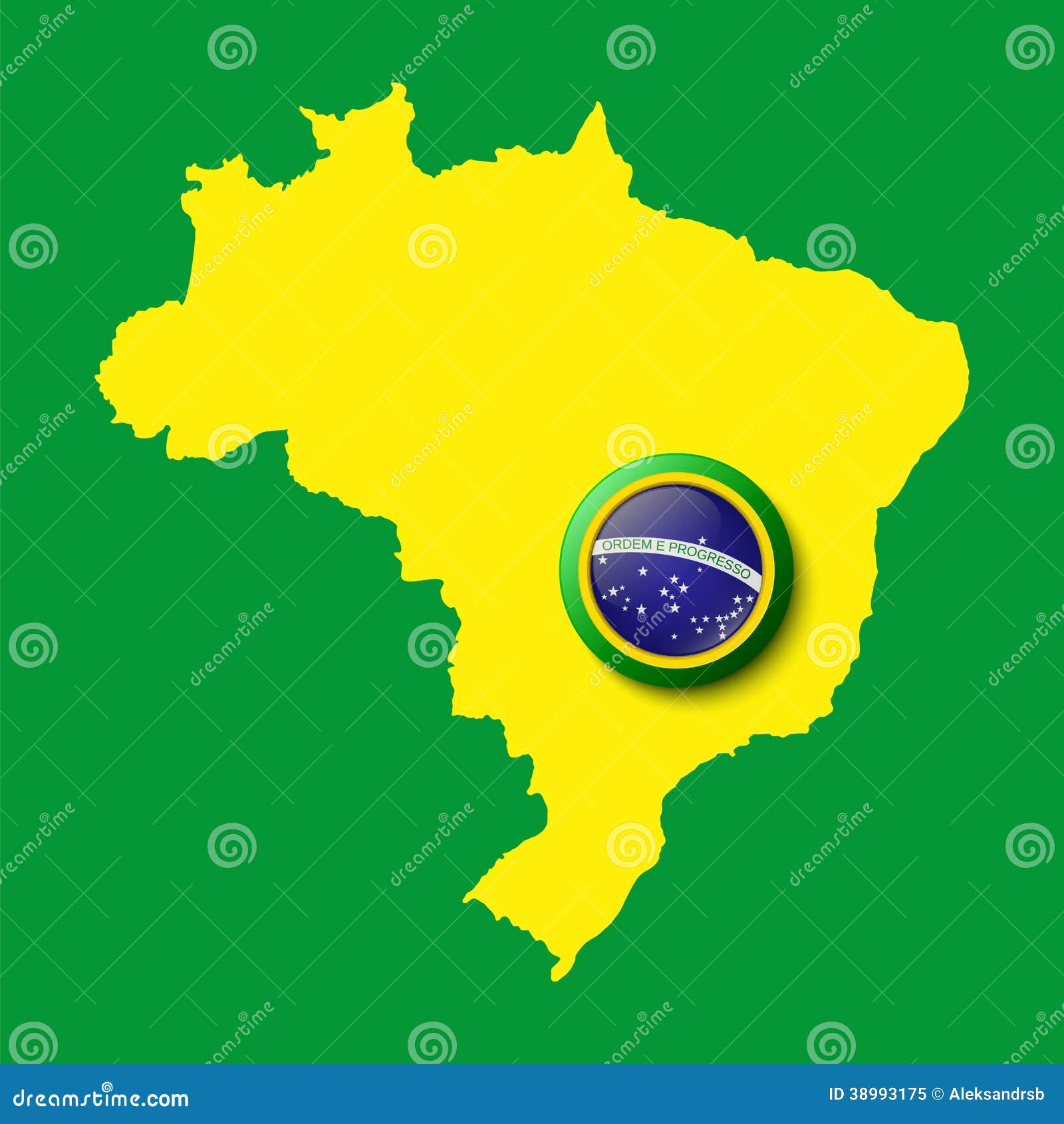 Brazil. Background for Your Presentations Stock Illustration ...