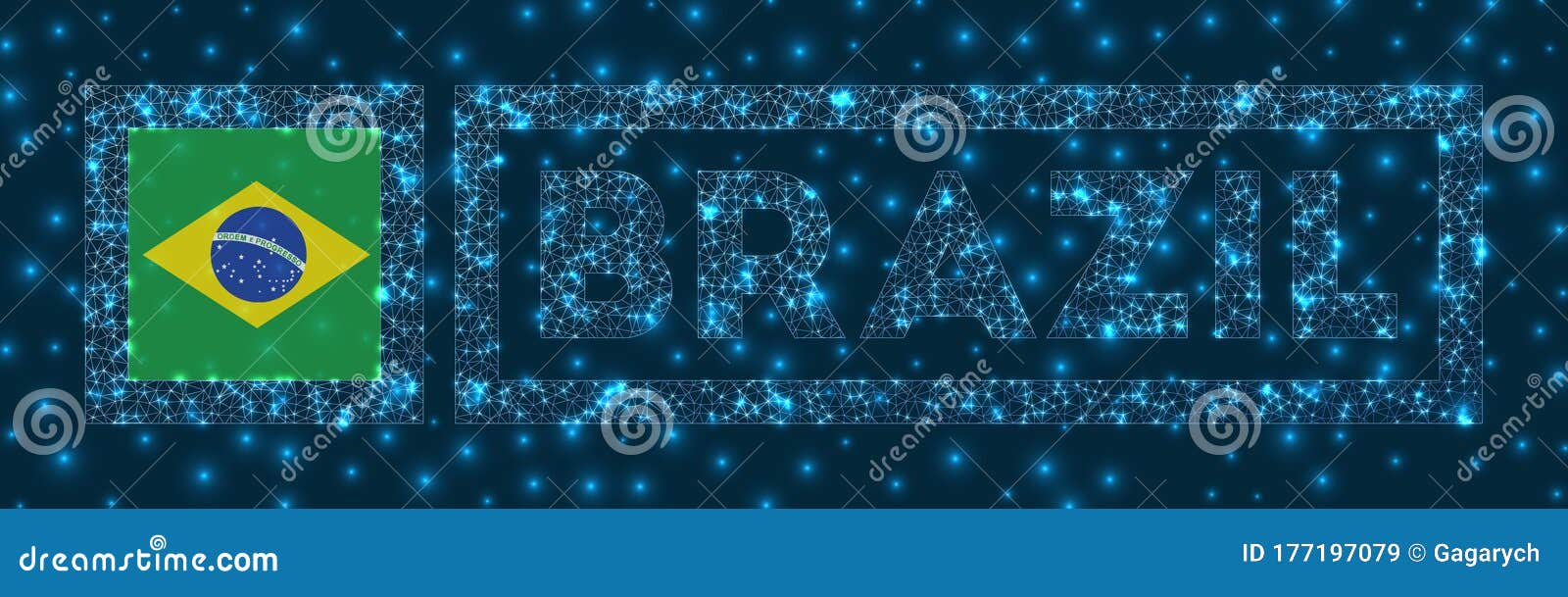 Brazil badge. stock vector. Illustration of america - 177197079