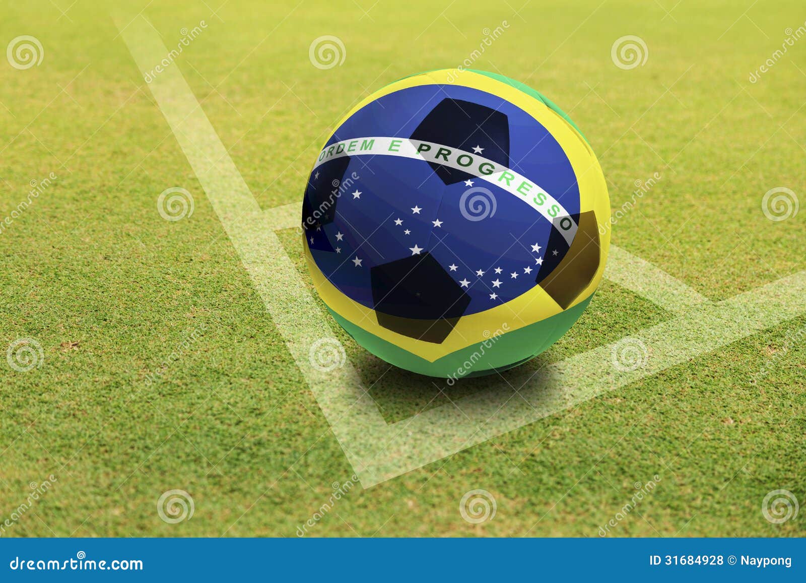 Brazil Ball stock photo. Image of corner, land, competitive - 31684928