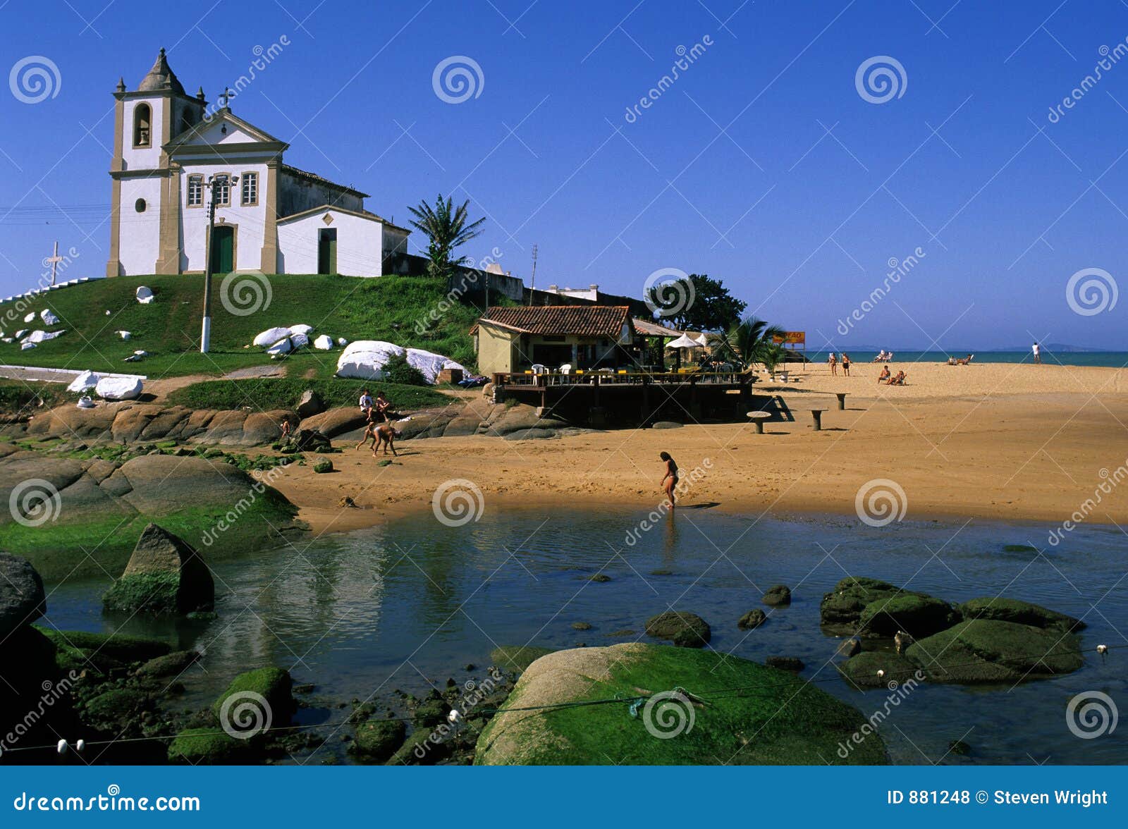 Brazil Church at Espirito Santo Stock Photo - Image of tropical, travel ...