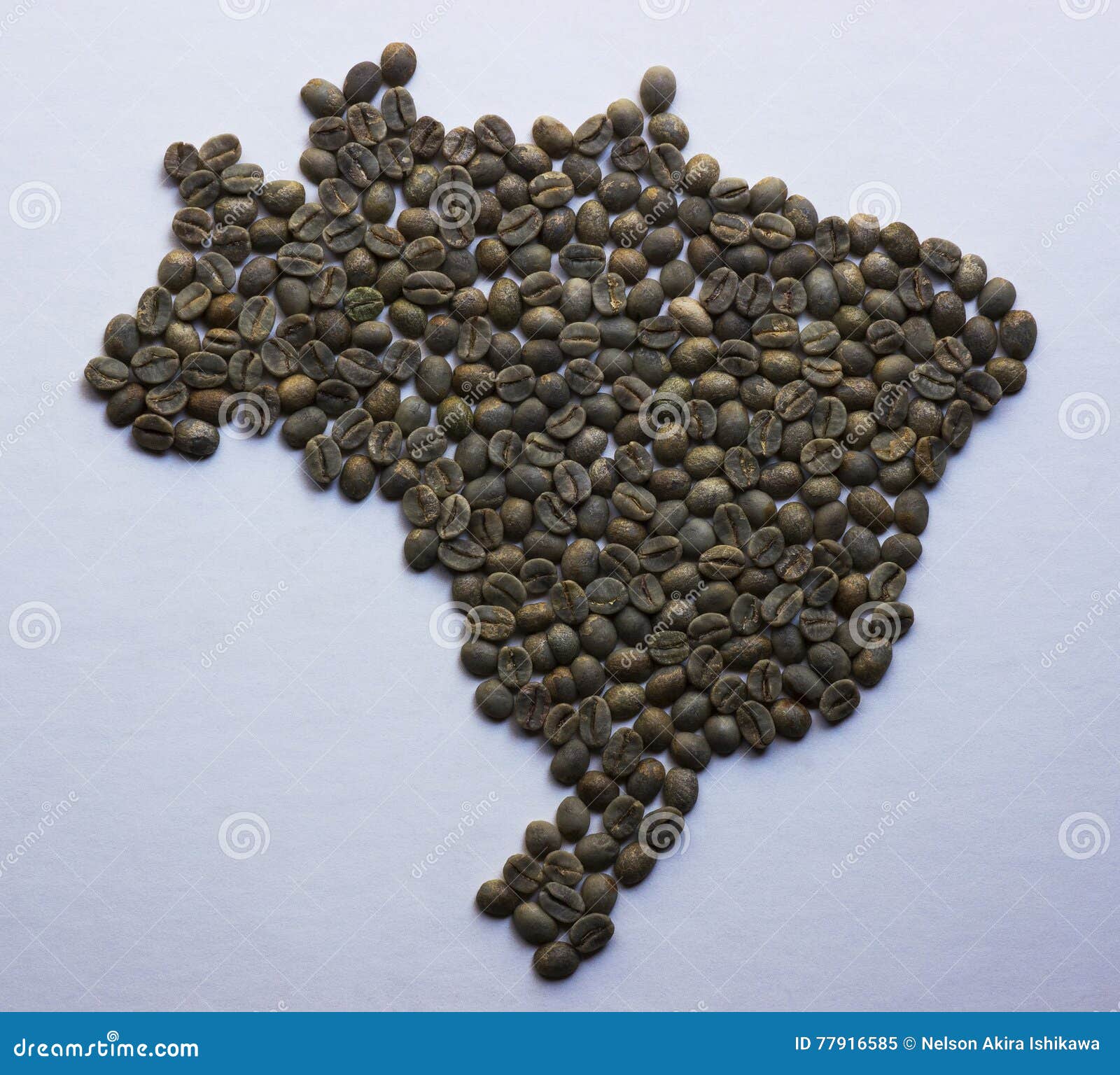 Brazil coffee map stock image. Image of beans, cartography - 77916585