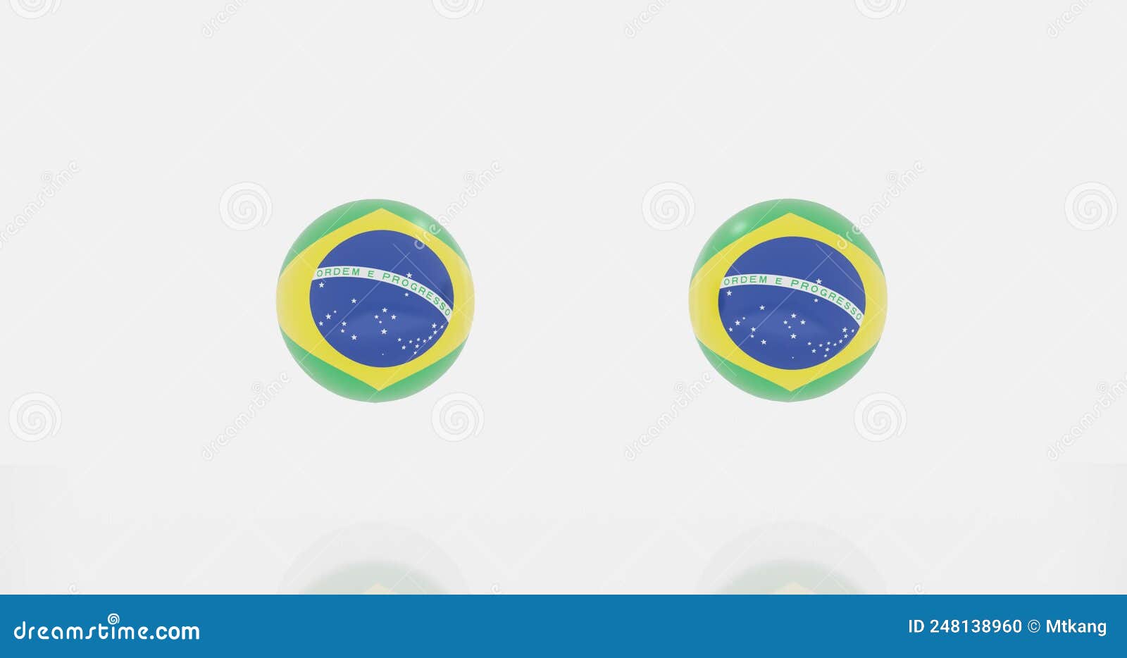 Brazil Countries Flag Icon or Symbols Stock Illustration - Illustration ...