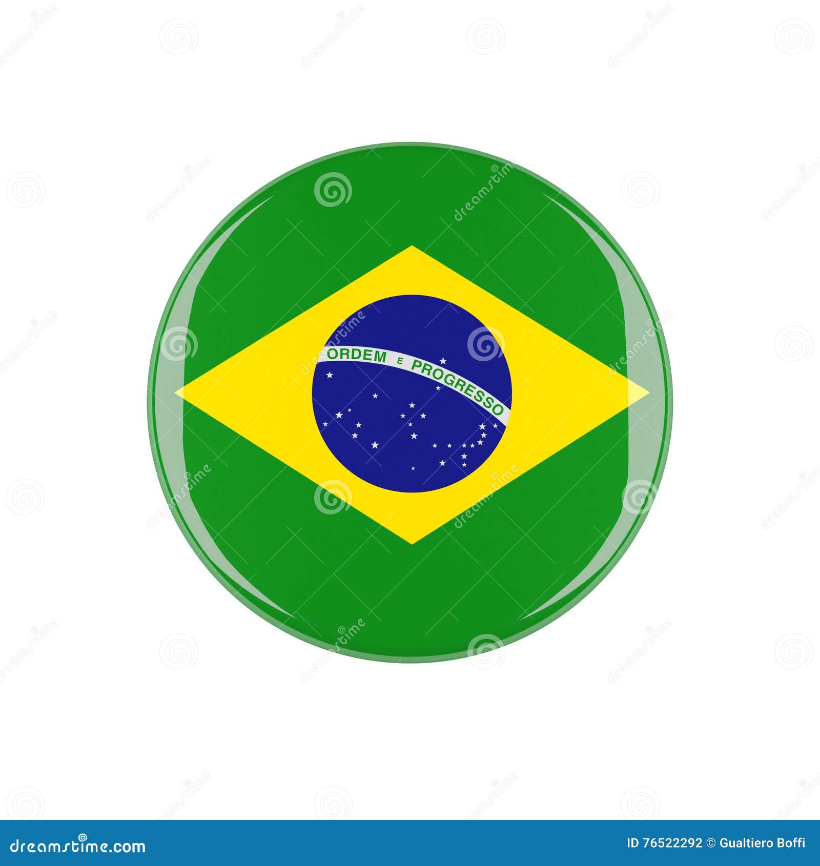 Brazil 3d button stock illustration. Illustration of shiny - 76522292