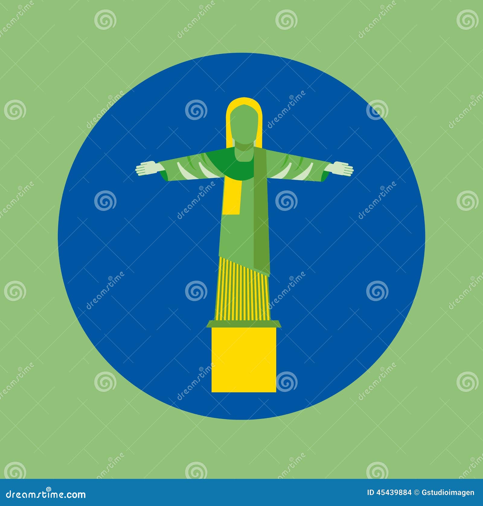 Brazil design stock vector. Illustration of concept, statue - 45439884
